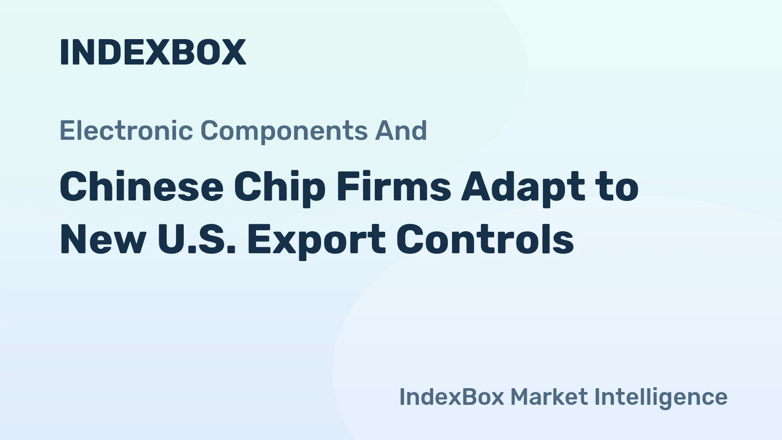 Chinese Chip Firms Adapt to New U.S. Export Controls