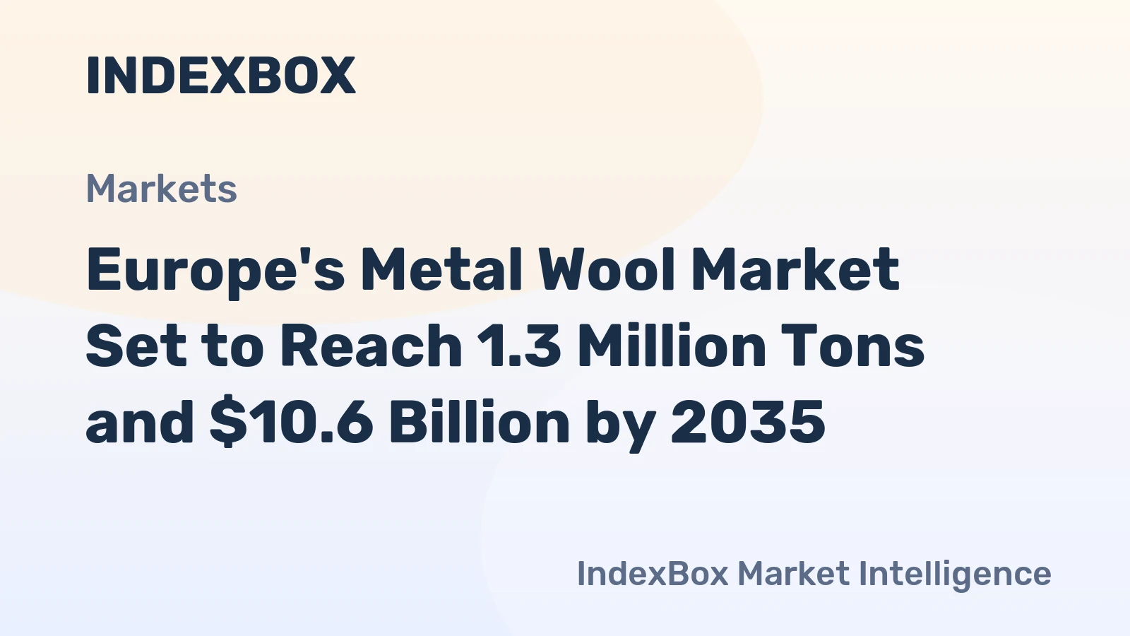 Europe's Metal Wool Market Set to Reach 1.3 Million Tons and $10.6 Billion by 2035
