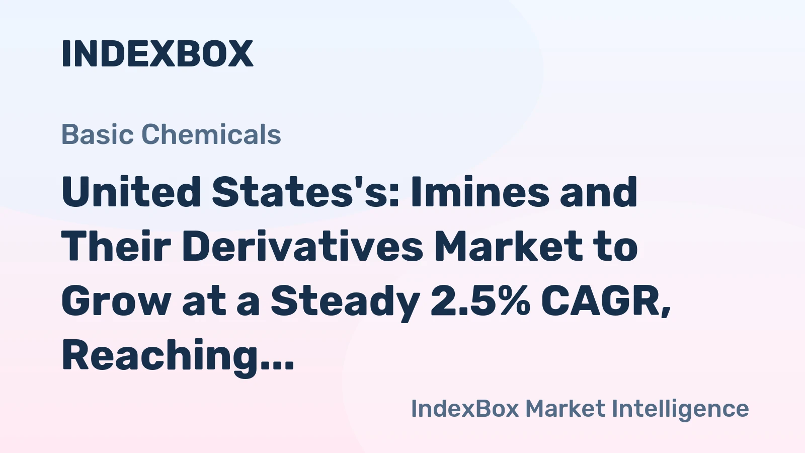 United States's: Imines and Their Derivatives Market to Grow at a Steady 2.5% CAGR, Reaching 43K Tons by 2035