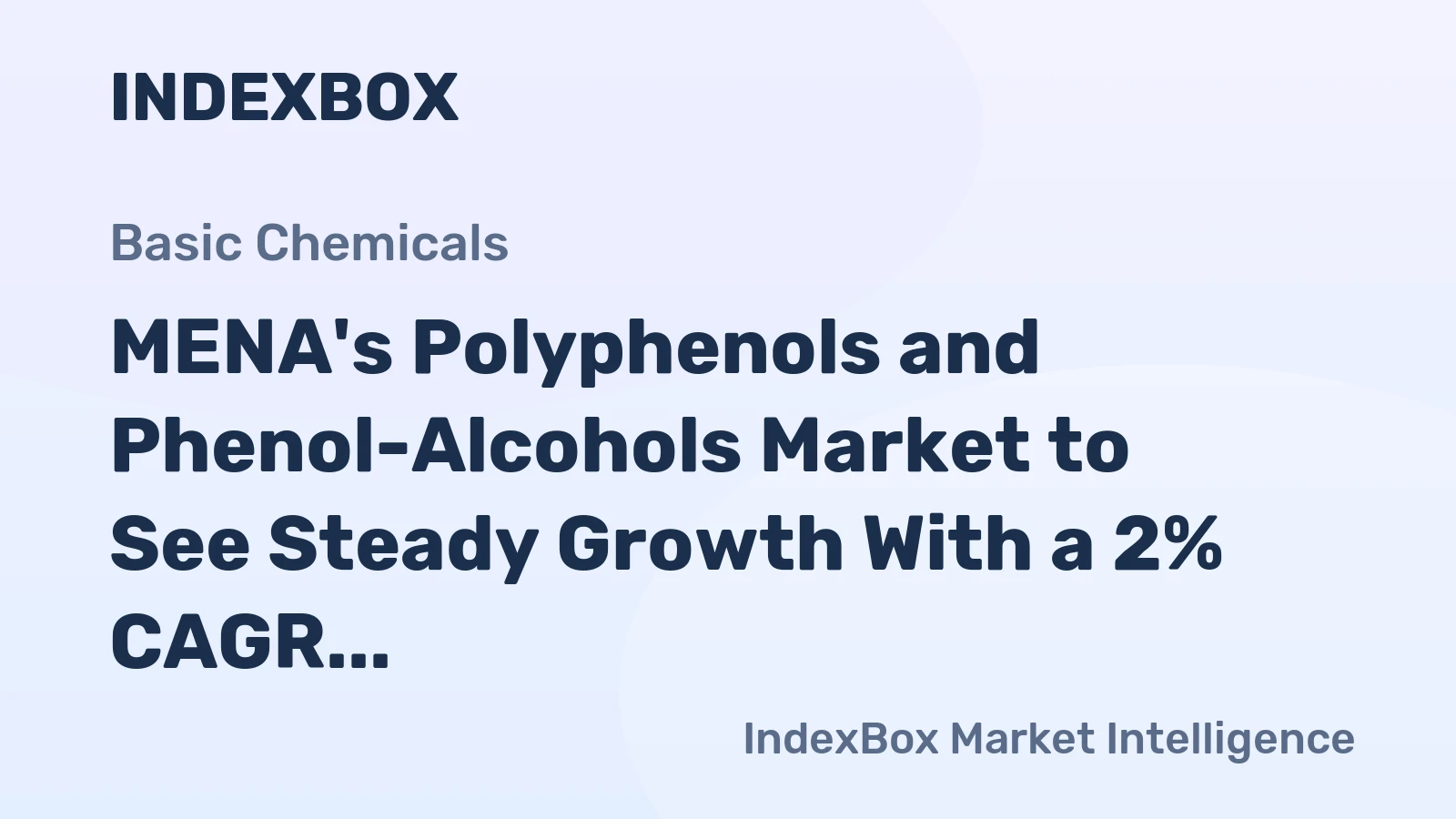MENA's Polyphenols and Phenol-Alcohols Market to See Steady Growth With a 2% CAGR in Value Through 2035