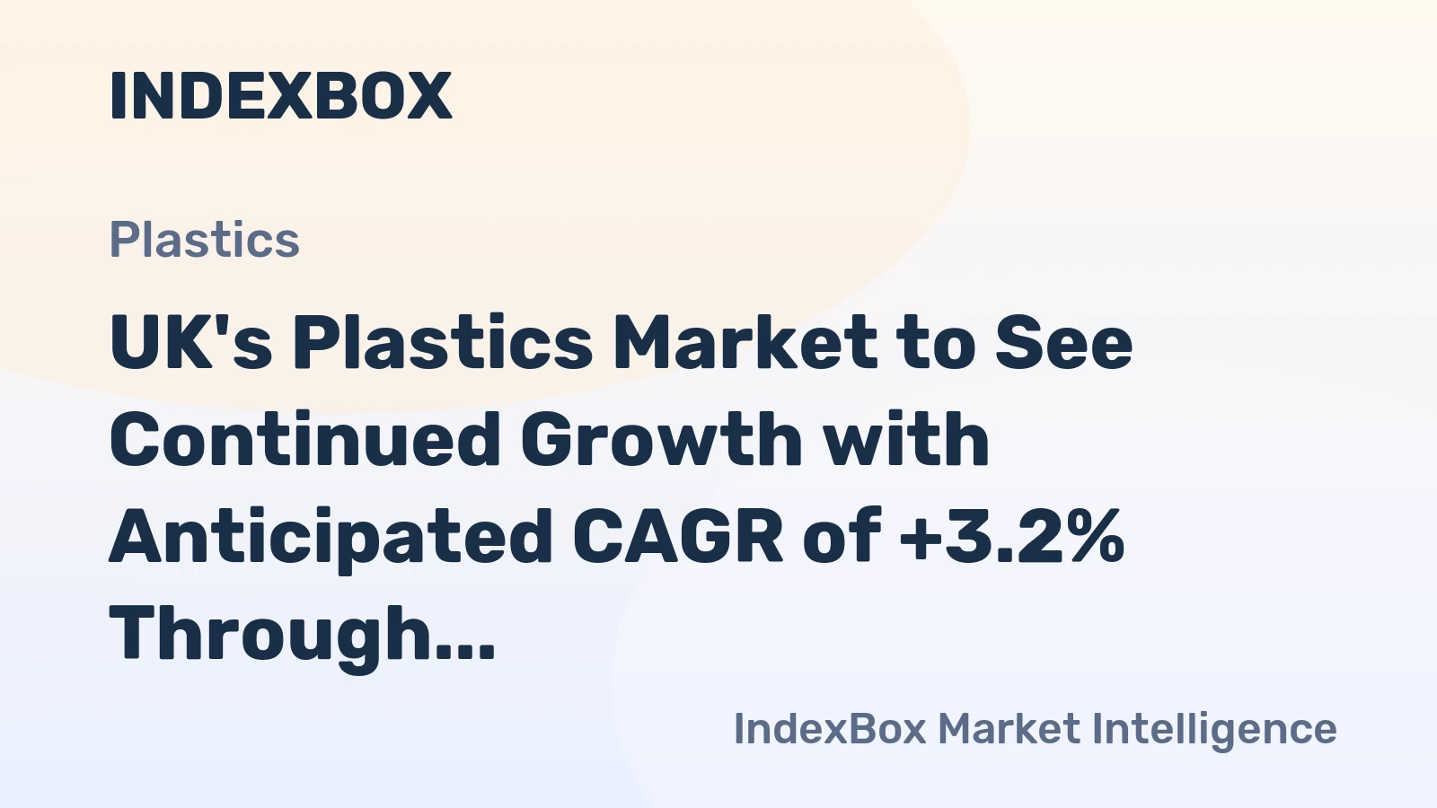 UK's Plastics Market to See Continued Growth with Anticipated CAGR of +3.2% Through 2035