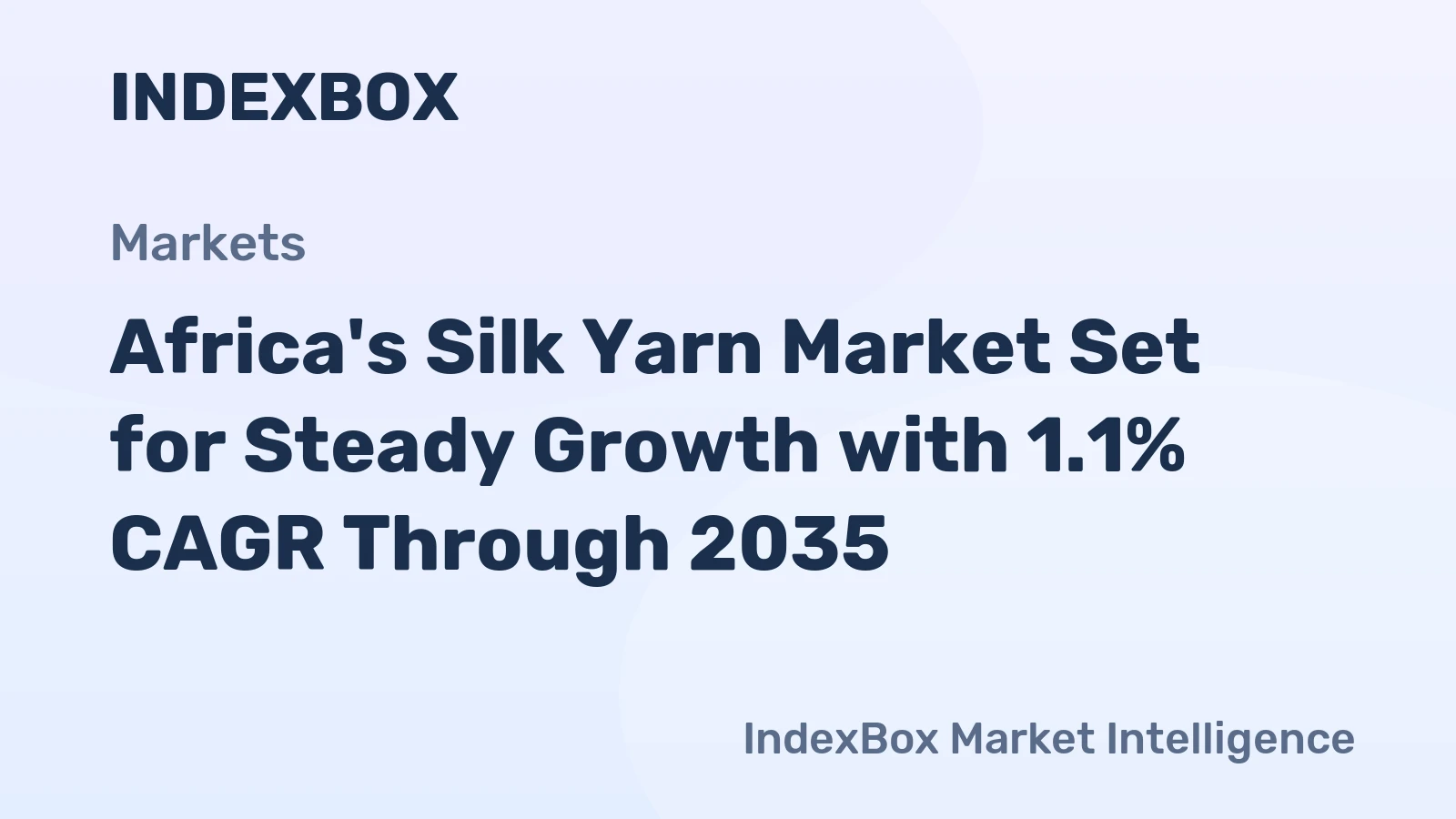 Africa's Silk Yarn Market Set for Steady Growth with 1.1% CAGR Through 2035