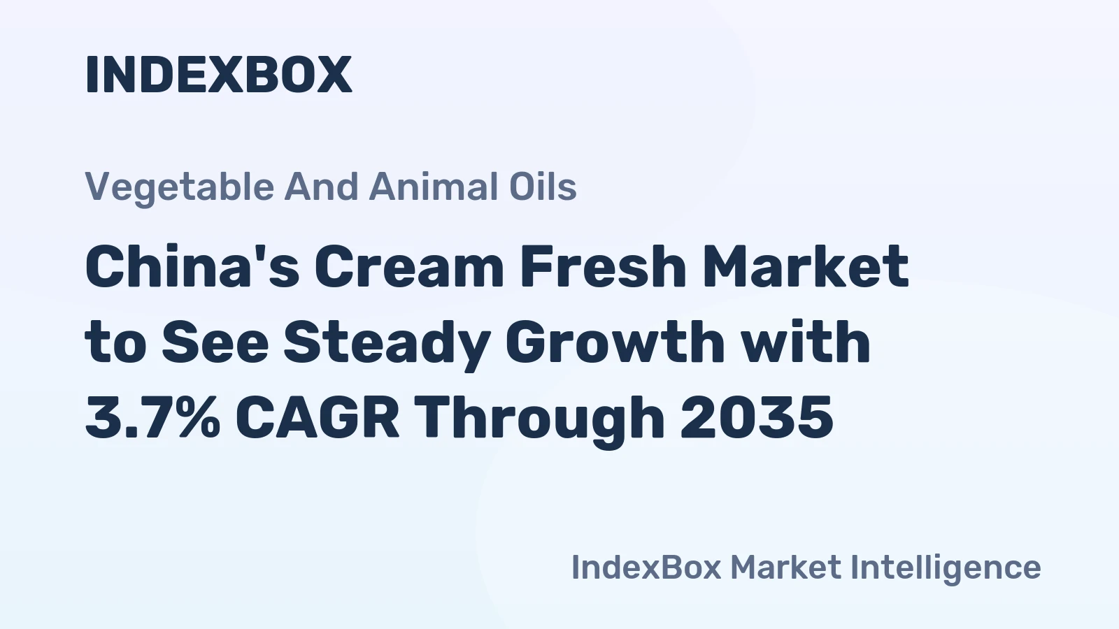 China's Cream Fresh Market to See Steady Growth with 3.7% CAGR Through 2035