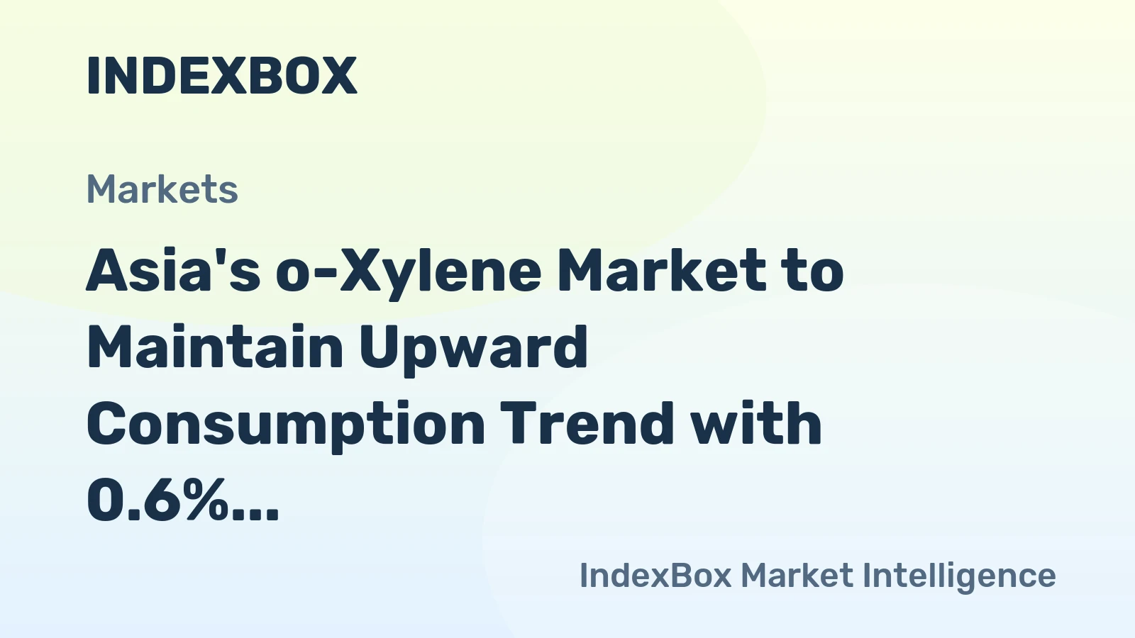 Asia's o-Xylene Market to Maintain Upward Consumption Trend with 0.6% CAGR through 2035