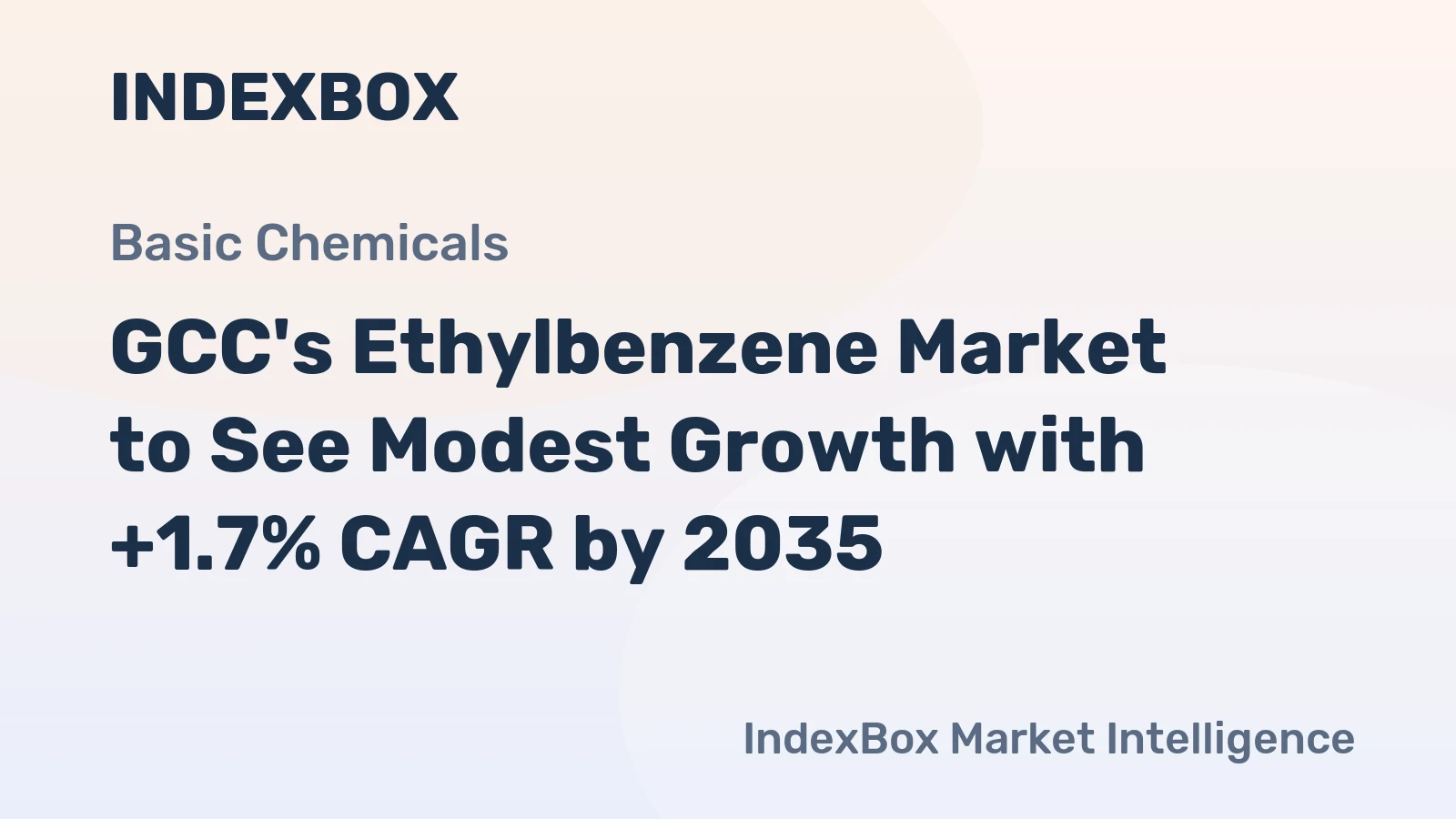 GCC's Ethylbenzene Market to See Modest Growth with +1.7% CAGR by 2035