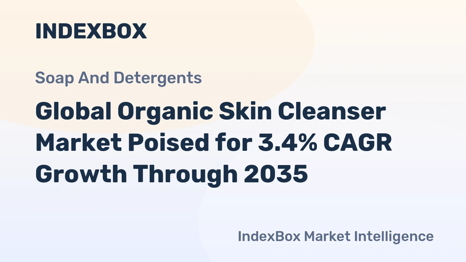 Global Organic Skin Cleanser Market Poised for 3.4% CAGR Growth Through 2035