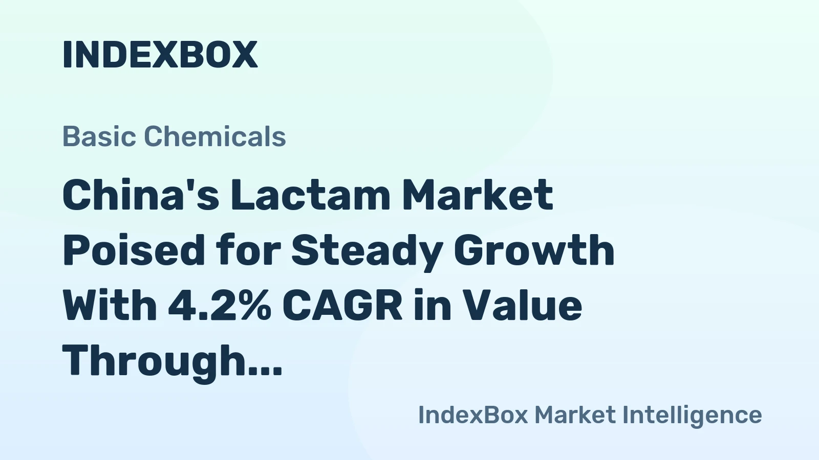 China's Lactam Market Poised for Steady Growth With 4.2% CAGR in Value Through 2035