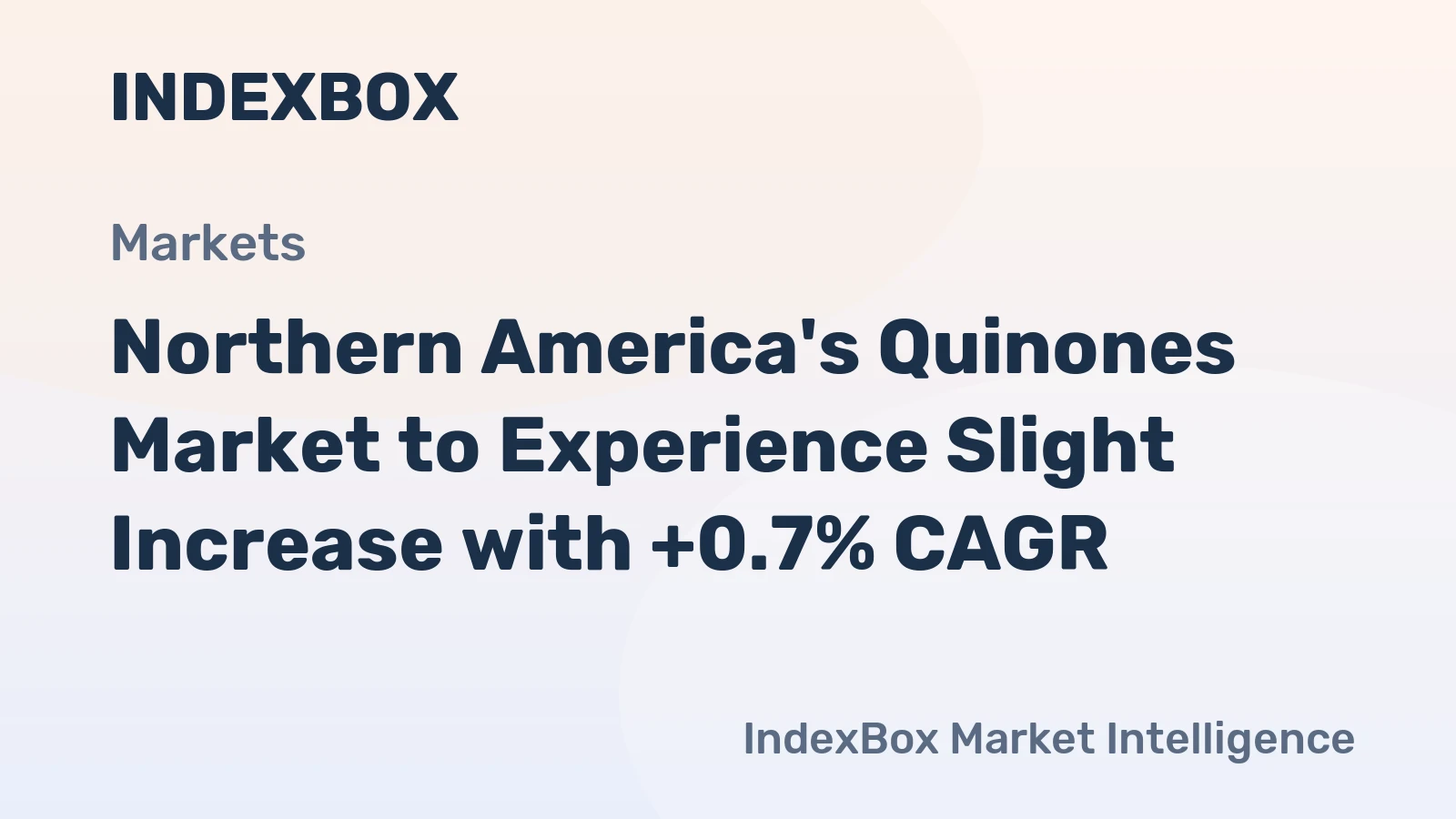 Northern America's Quinones Market to Experience Slight Increase with +0.7% CAGR