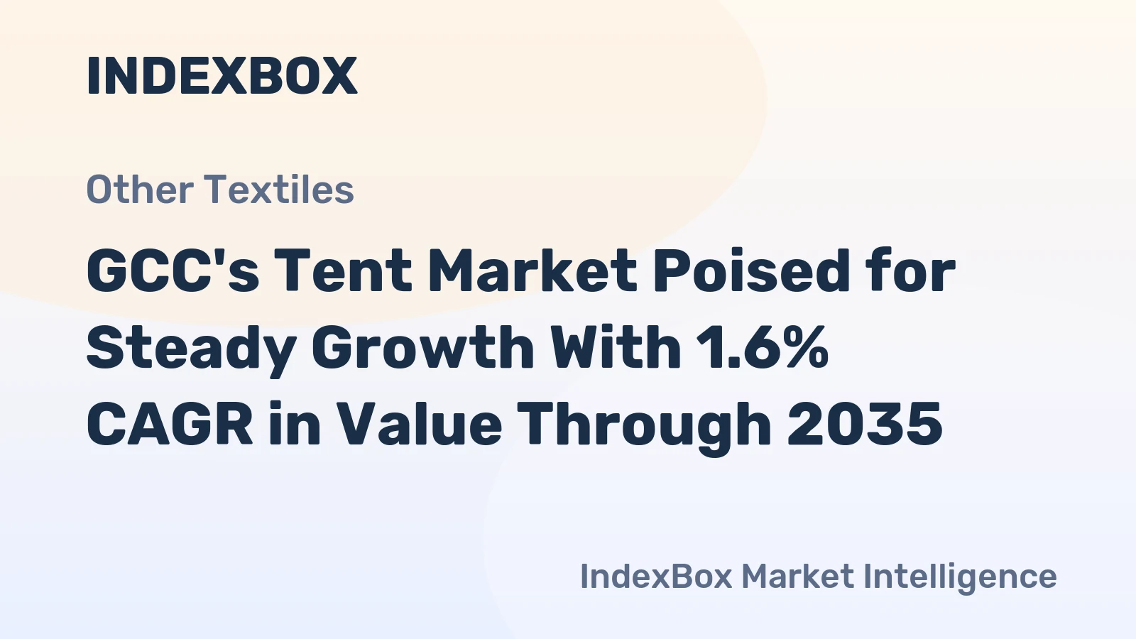 GCC's Tent Market Poised for Steady Growth With 1.6% CAGR in Value Through 2035