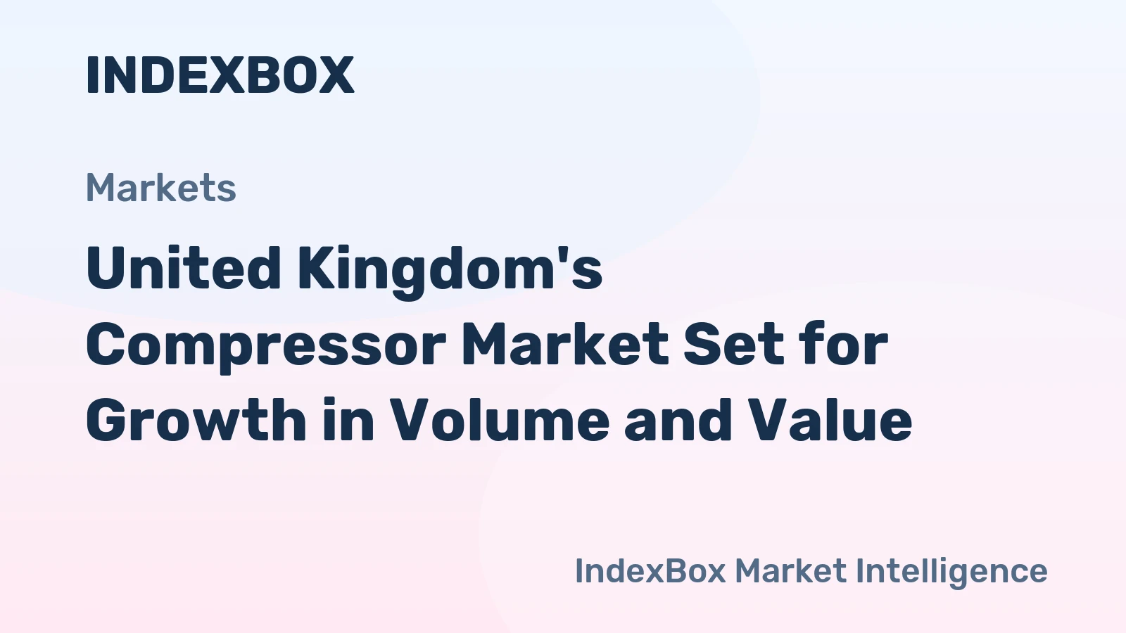 United Kingdom's Compressor Market Set for Growth in Volume and Value