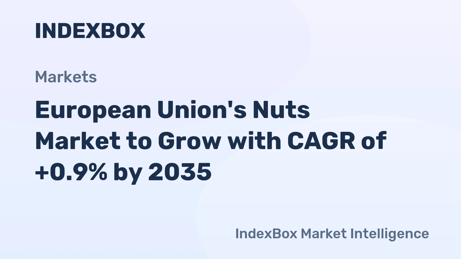 European Union's Nuts Market to Grow with CAGR of +0.9% by 2035