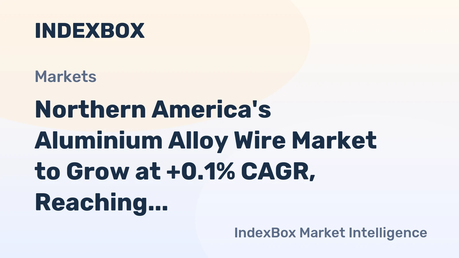 Northern America's Aluminium Alloy Wire Market to Grow at +0.1% CAGR, Reaching 182K Tons by 2035