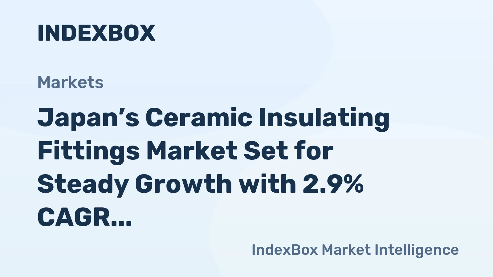 Japan’s Ceramic Insulating Fittings Market Set for Steady Growth with 2.9% CAGR Through 2035