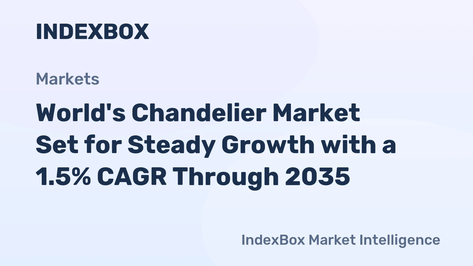 World's Chandelier Market Set for Steady Growth with a 1.5% CAGR Through 2035