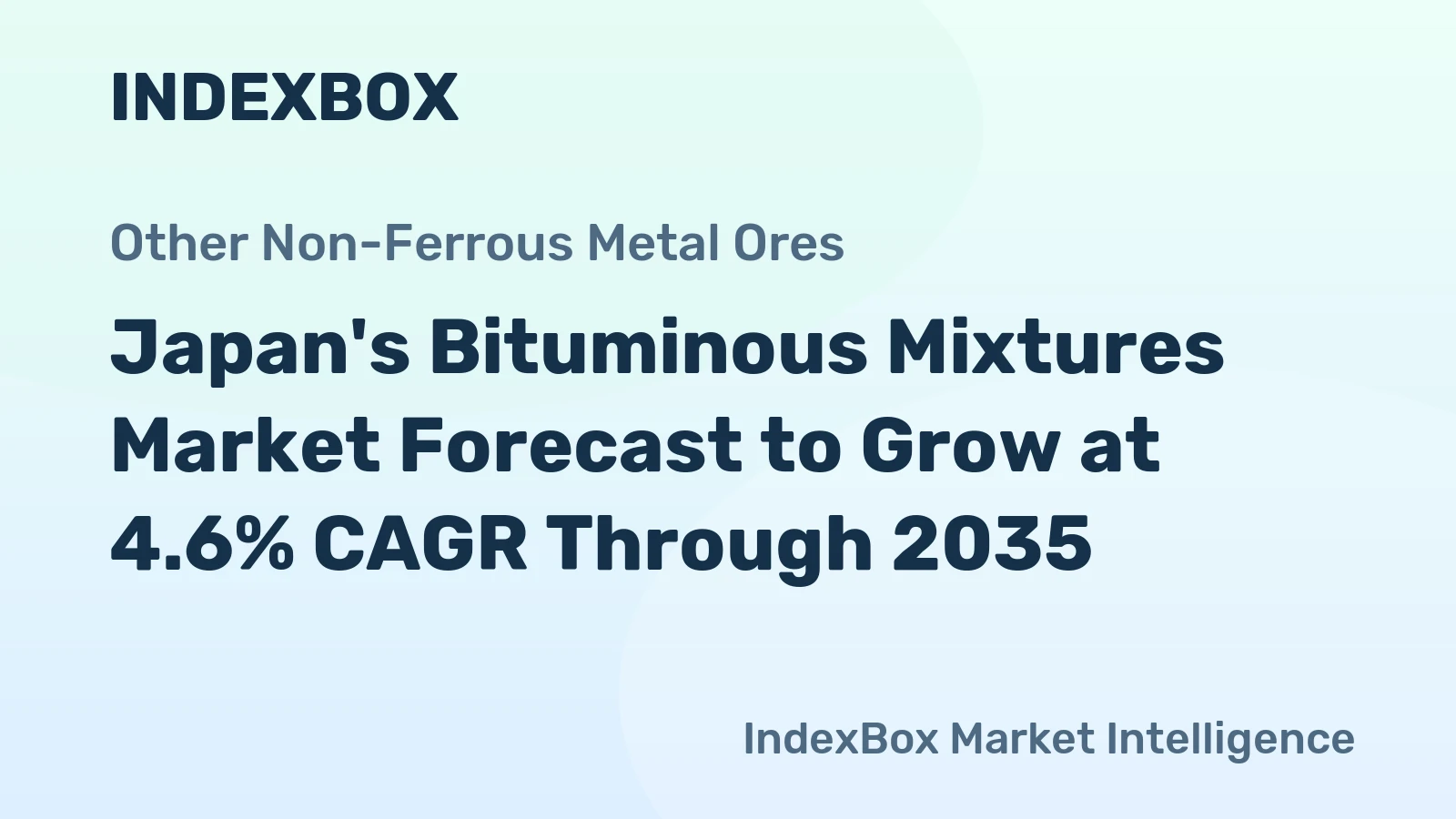Japan's Bituminous Mixtures Market Forecast to Grow at 4.6% CAGR Through 2035