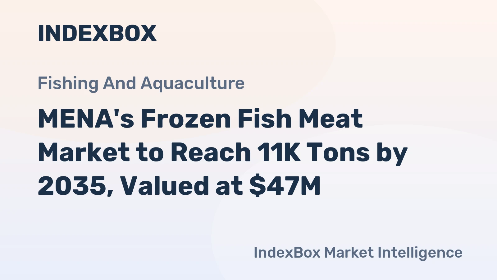 MENA's Frozen Fish Meat Market to Reach 11K Tons by 2035, Valued at $47M