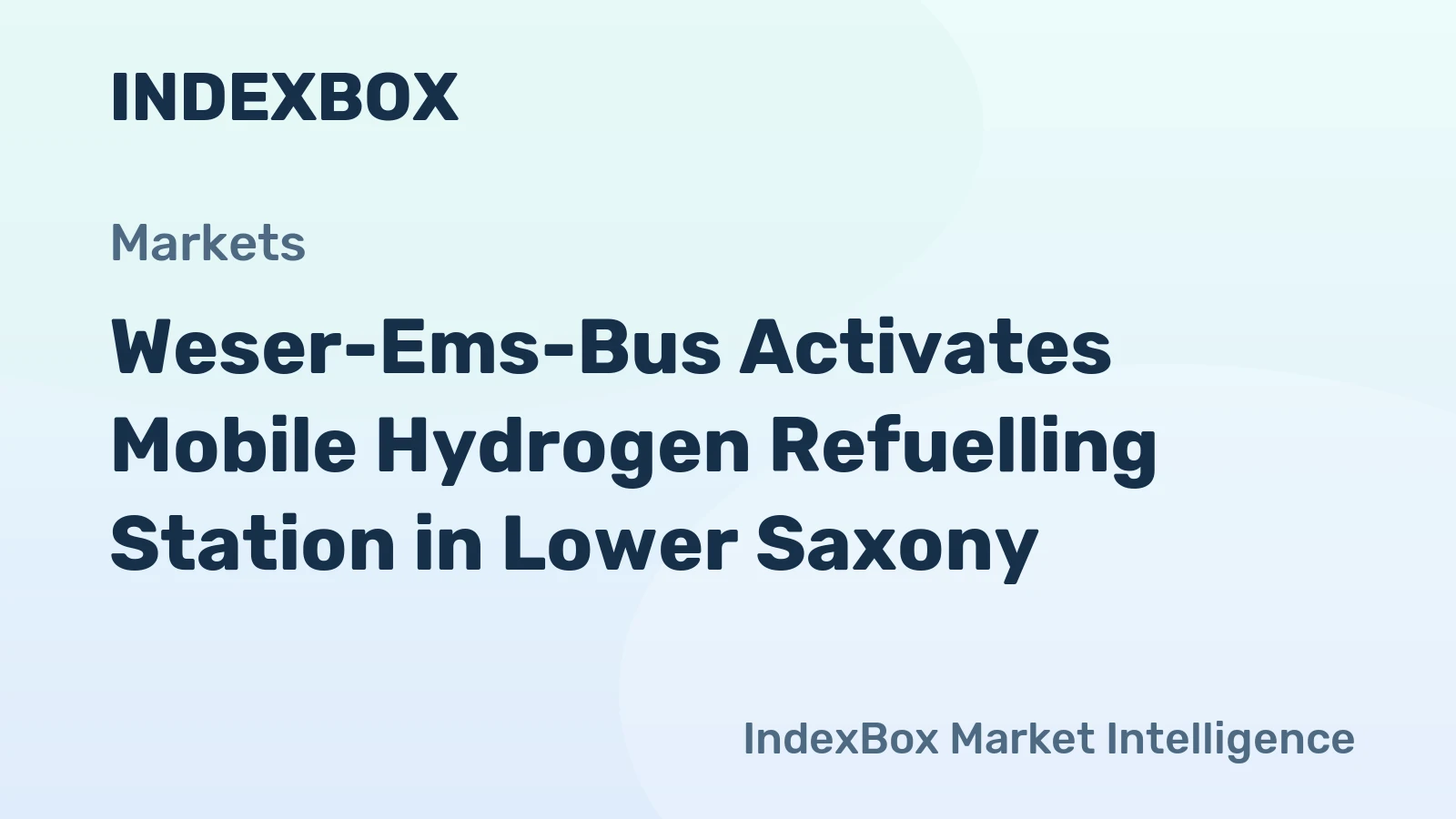 Weser-Ems-Bus Activates Mobile Hydrogen Refuelling Station in Lower Saxony