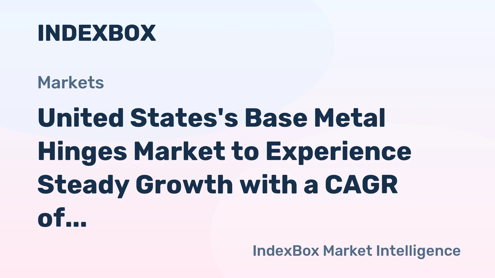 United States's Base Metal Hinges Market to Experience Steady Growth with a CAGR of +2.1% from 2024 to 2035