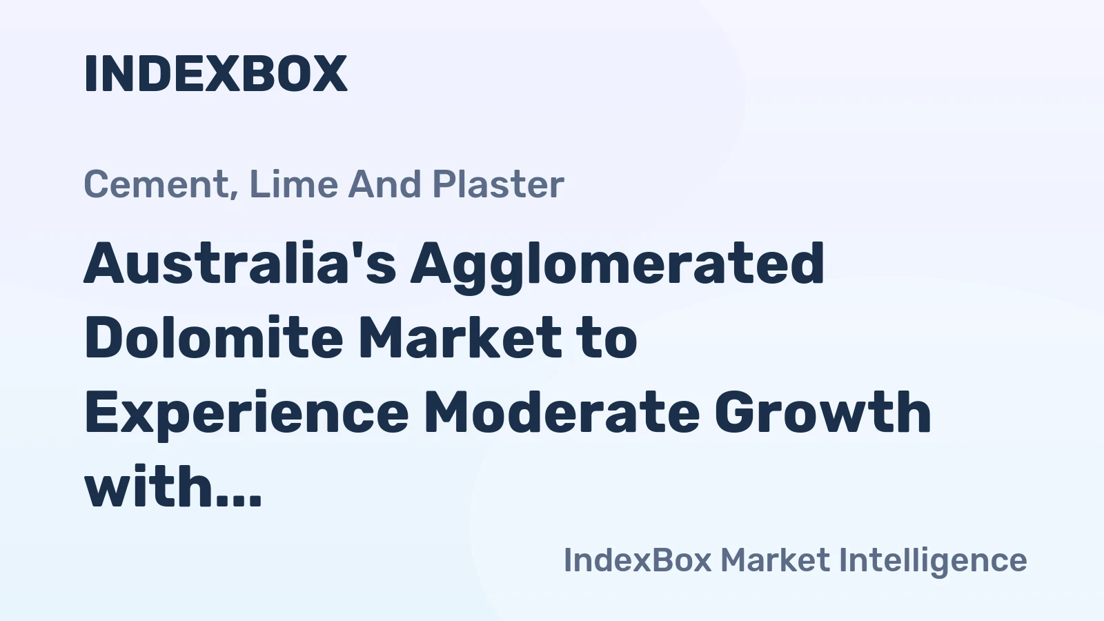 Australia's Agglomerated Dolomite Market to Experience Moderate Growth with +1.5% CAGR by 2035