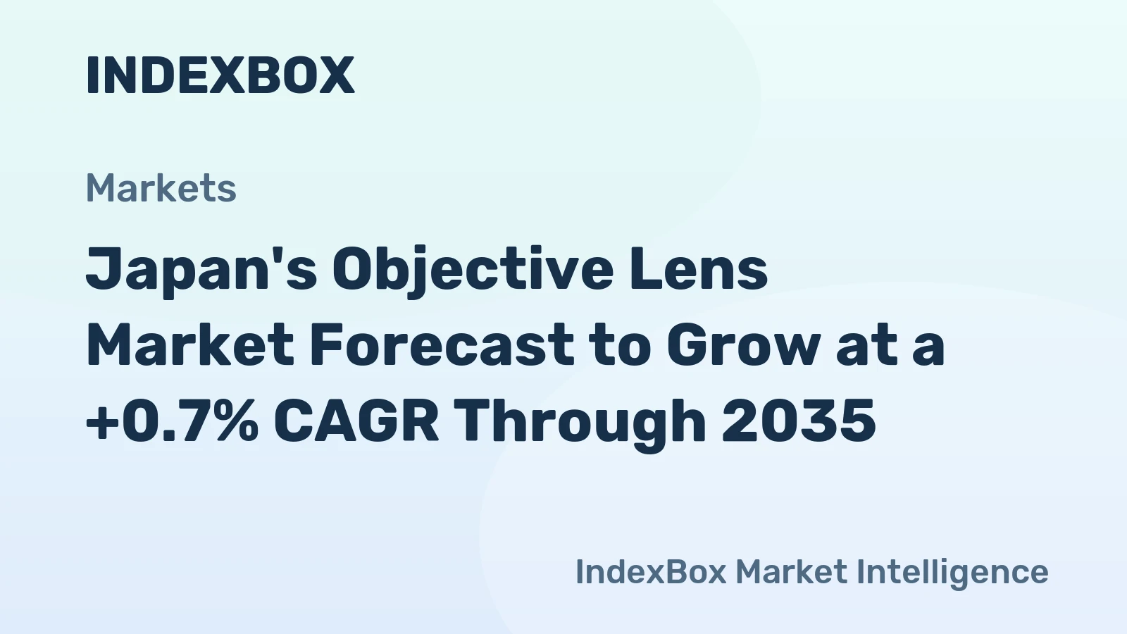Japan's Objective Lens Market Forecast to Grow at a +0.7% CAGR Through 2035