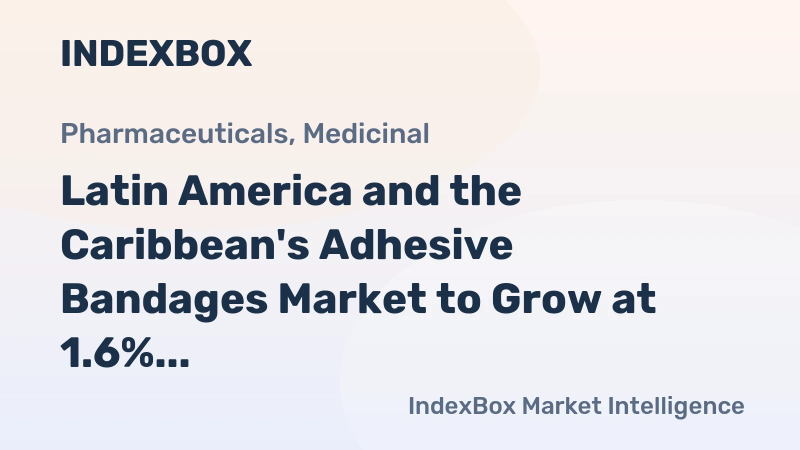 Latin America and the Caribbean's Adhesive Bandages Market to Grow at 1.6% CAGR, Reaching $2.4B by 2035