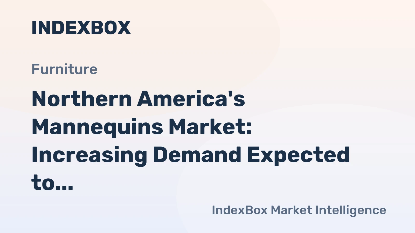 Northern America's Mannequins Market: Increasing Demand Expected to Drive Market Volume to 13K tons and Market Value to $1.1B by 2035