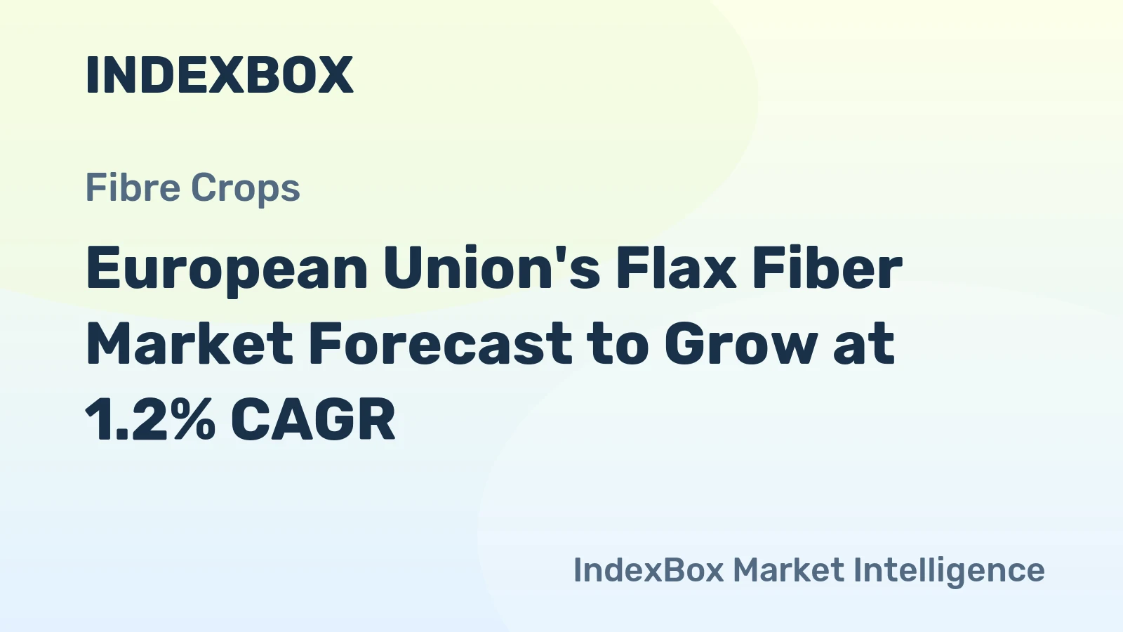 European Union's Flax Fiber Market Forecast to Grow at 1.2% CAGR