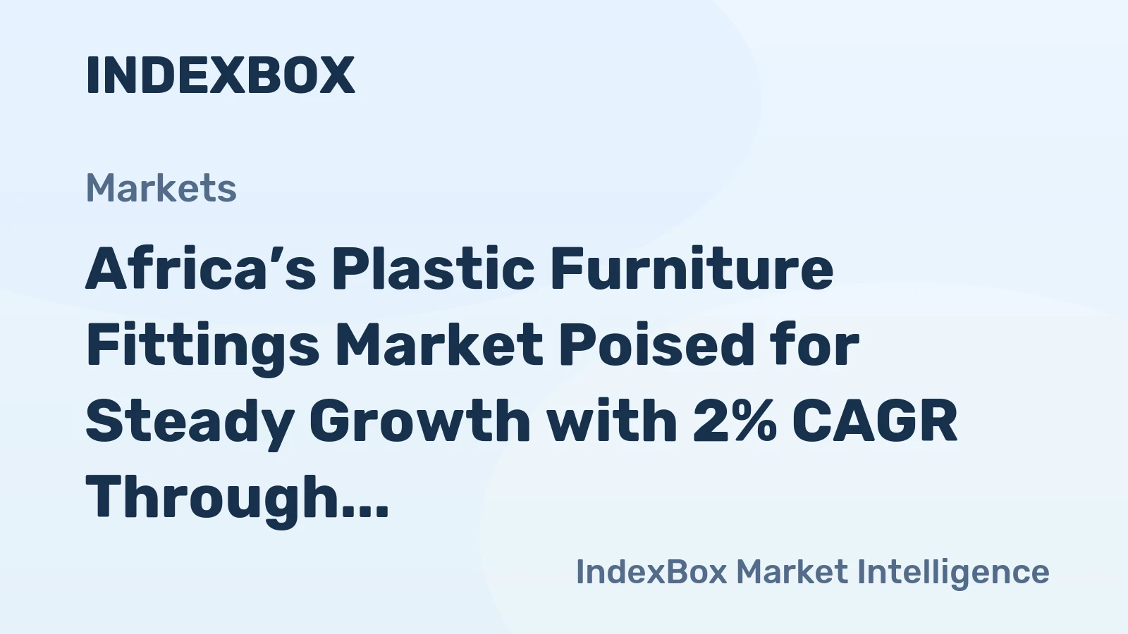 Africa’s Plastic Furniture Fittings Market Poised for Steady Growth with 2% CAGR Through 2035