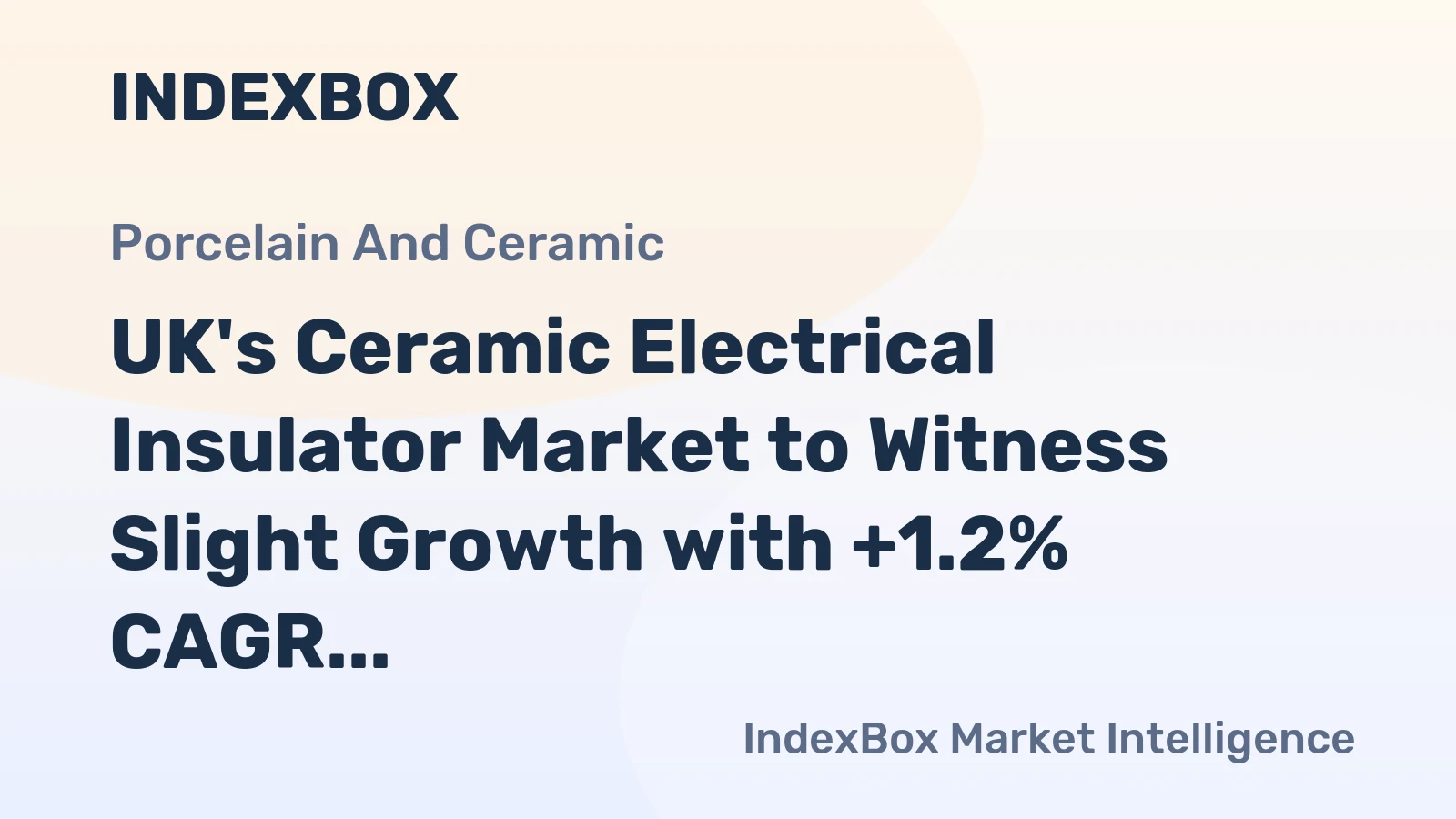 UK's Ceramic Electrical Insulator Market to Witness Slight Growth with +1.2% CAGR from 2024-2035, Reaching $15M by 2035