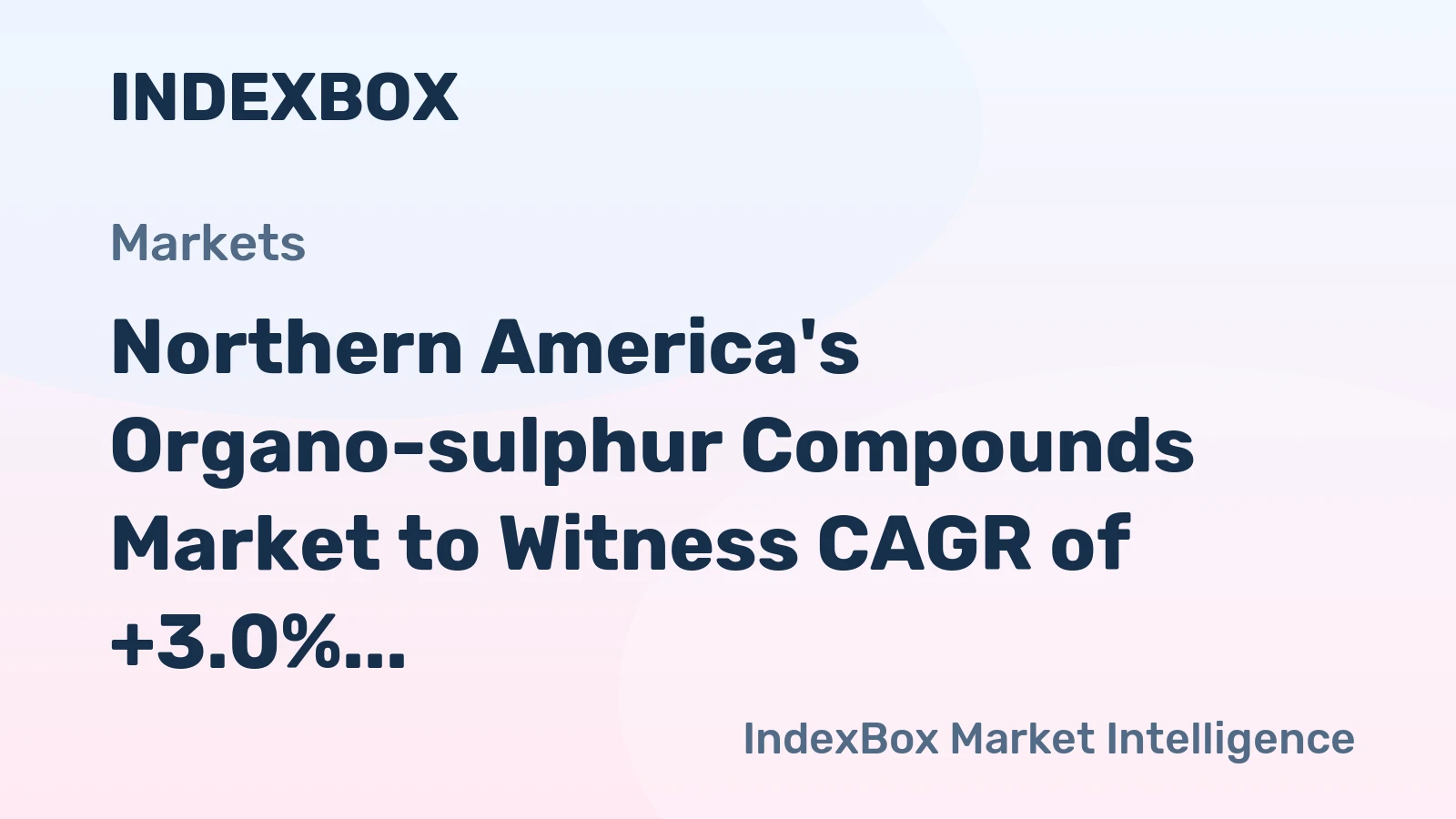 Northern America's Organo-sulphur Compounds Market to Witness CAGR of +3.0% from 2024 to 2035