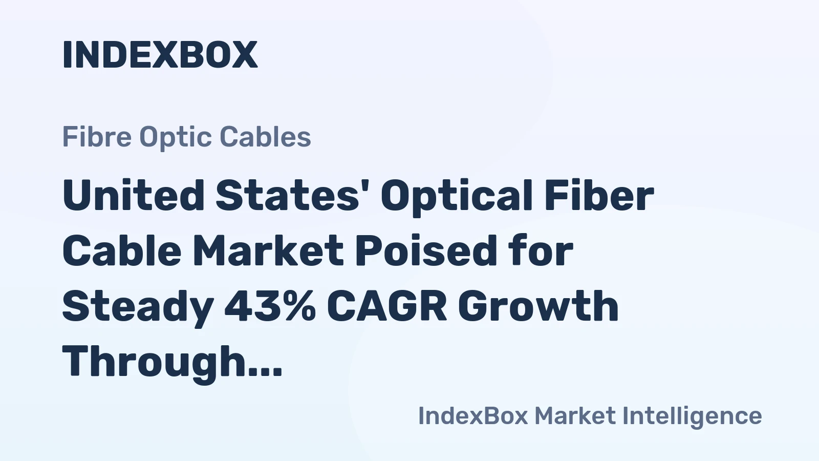 United States' Optical Fiber Cable Market Poised for Steady 43% CAGR Growth Through 2035