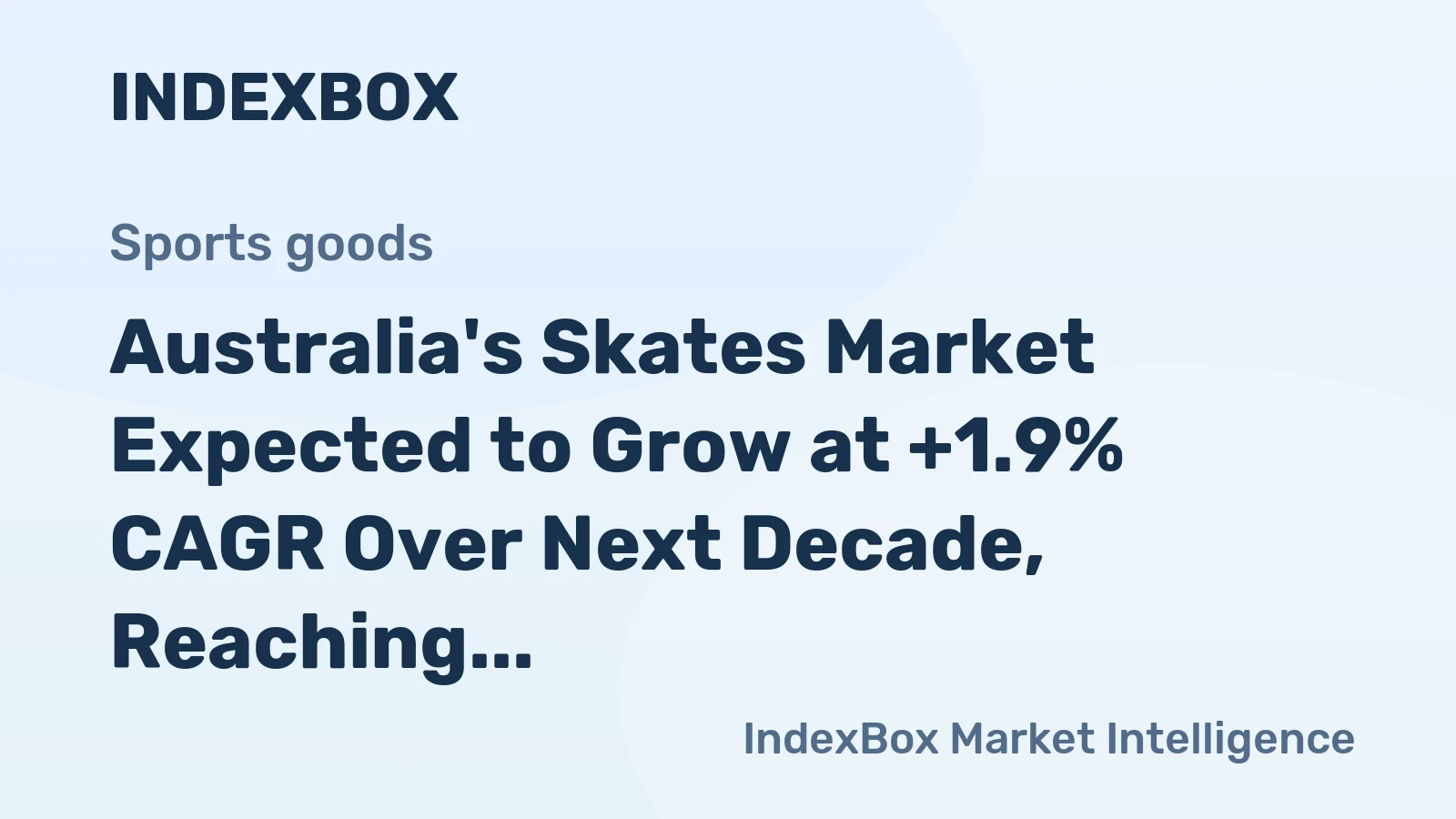 Australia's Skates Market Expected to Grow at +1.9% CAGR Over Next Decade, Reaching 357K pairs by 2035