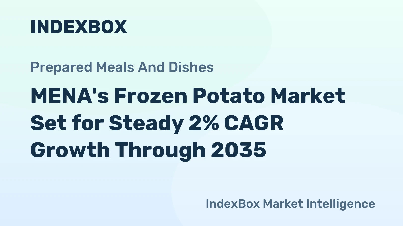 MENA's Frozen Potato Market Set for Steady 2% CAGR Growth Through 2035