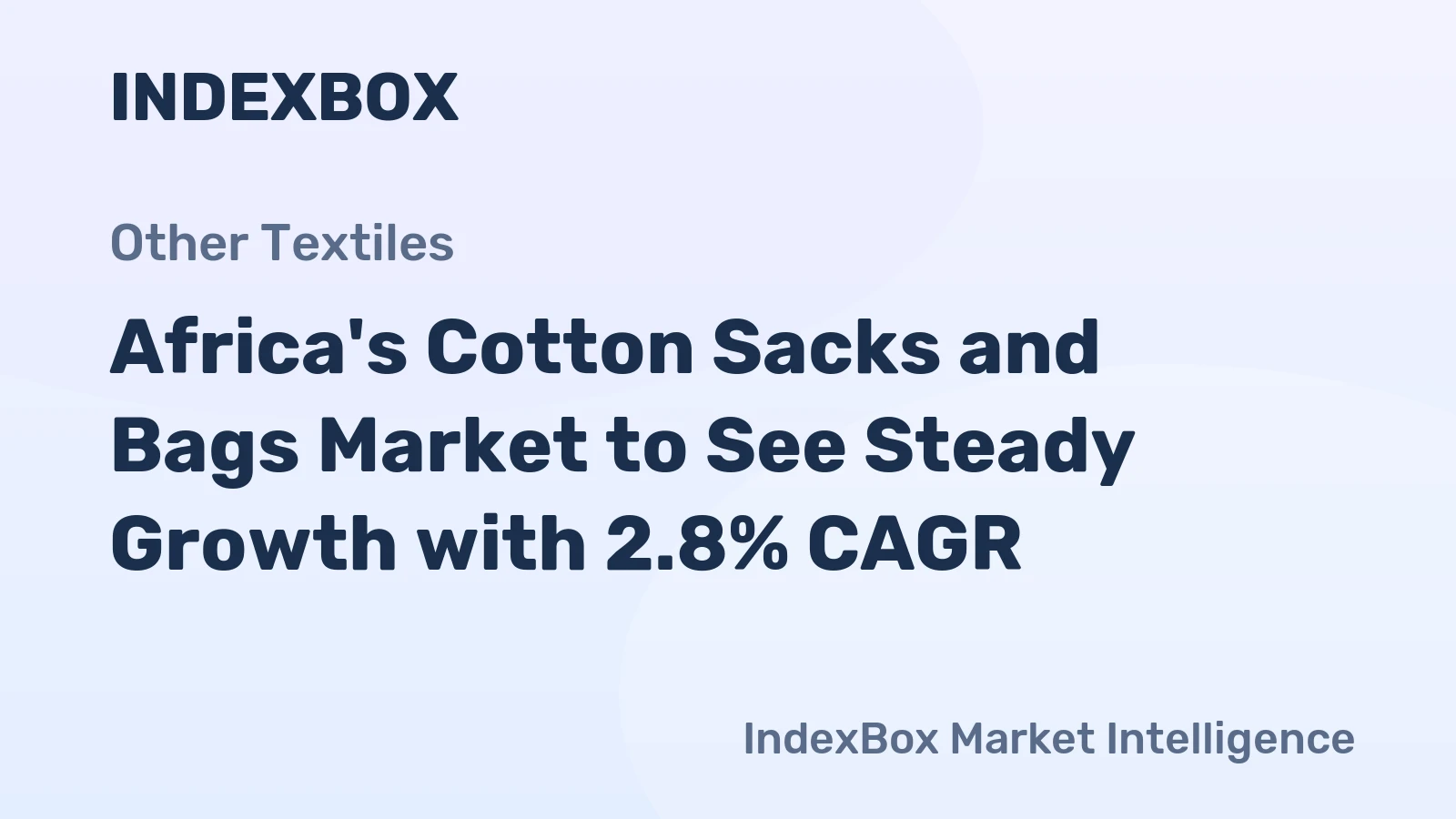 Africa's Cotton Sacks and Bags Market to See Steady Growth with 2.8% CAGR
