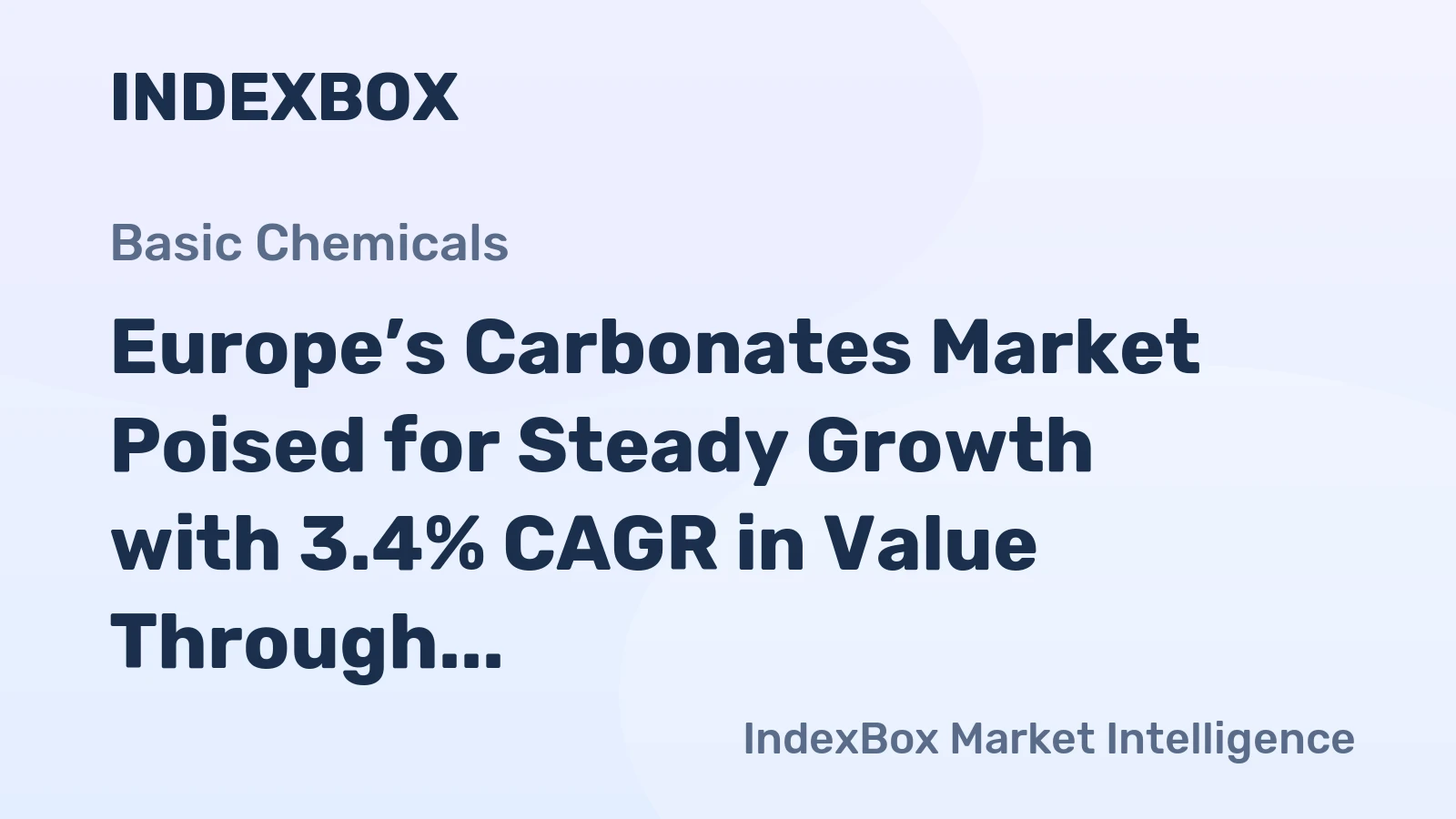 Europe’s Carbonates Market Poised for Steady Growth with 3.4% CAGR in Value Through 2035