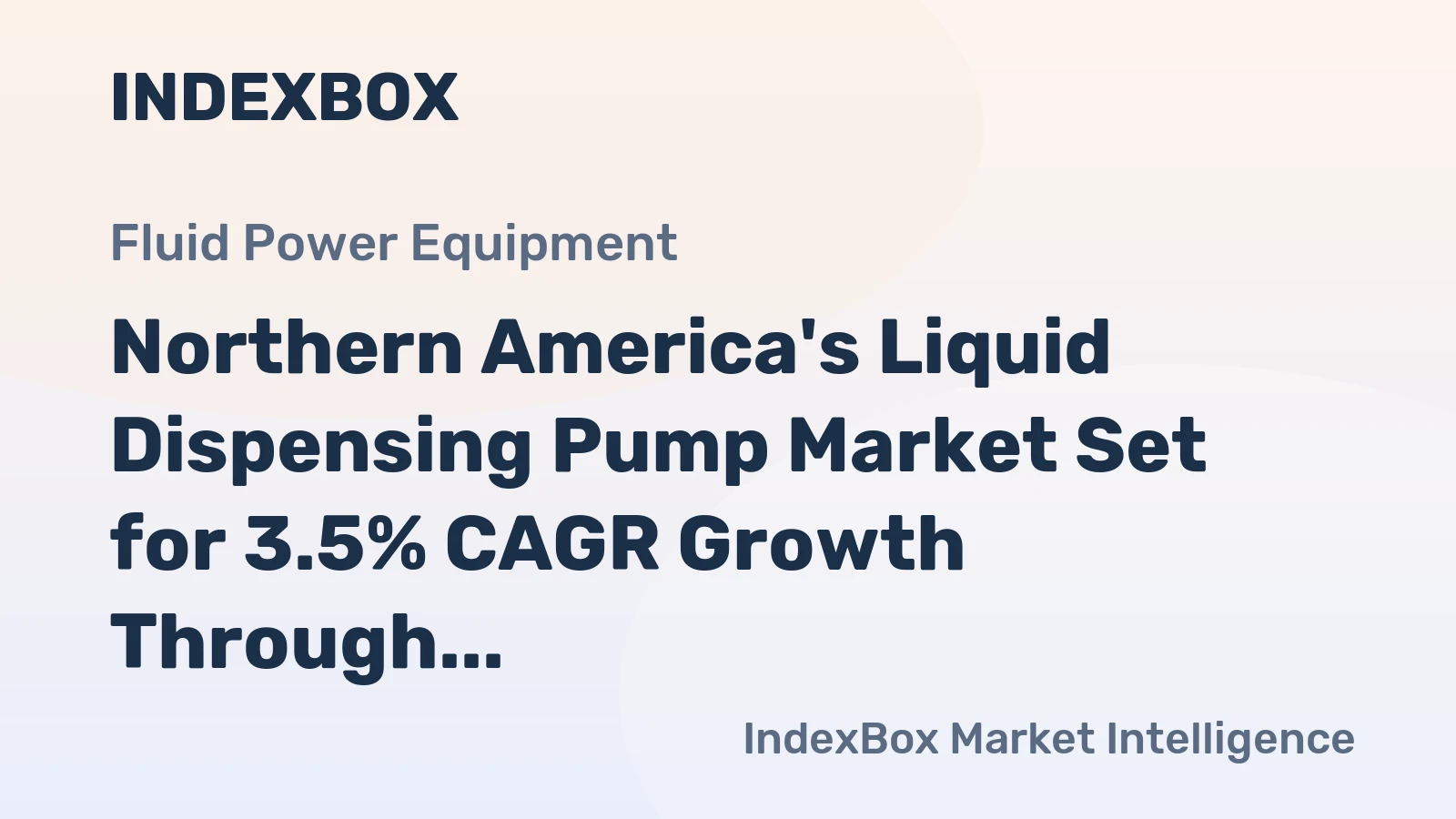 Northern America's Liquid Dispensing Pump Market Set for 3.5% CAGR Growth Through 2035