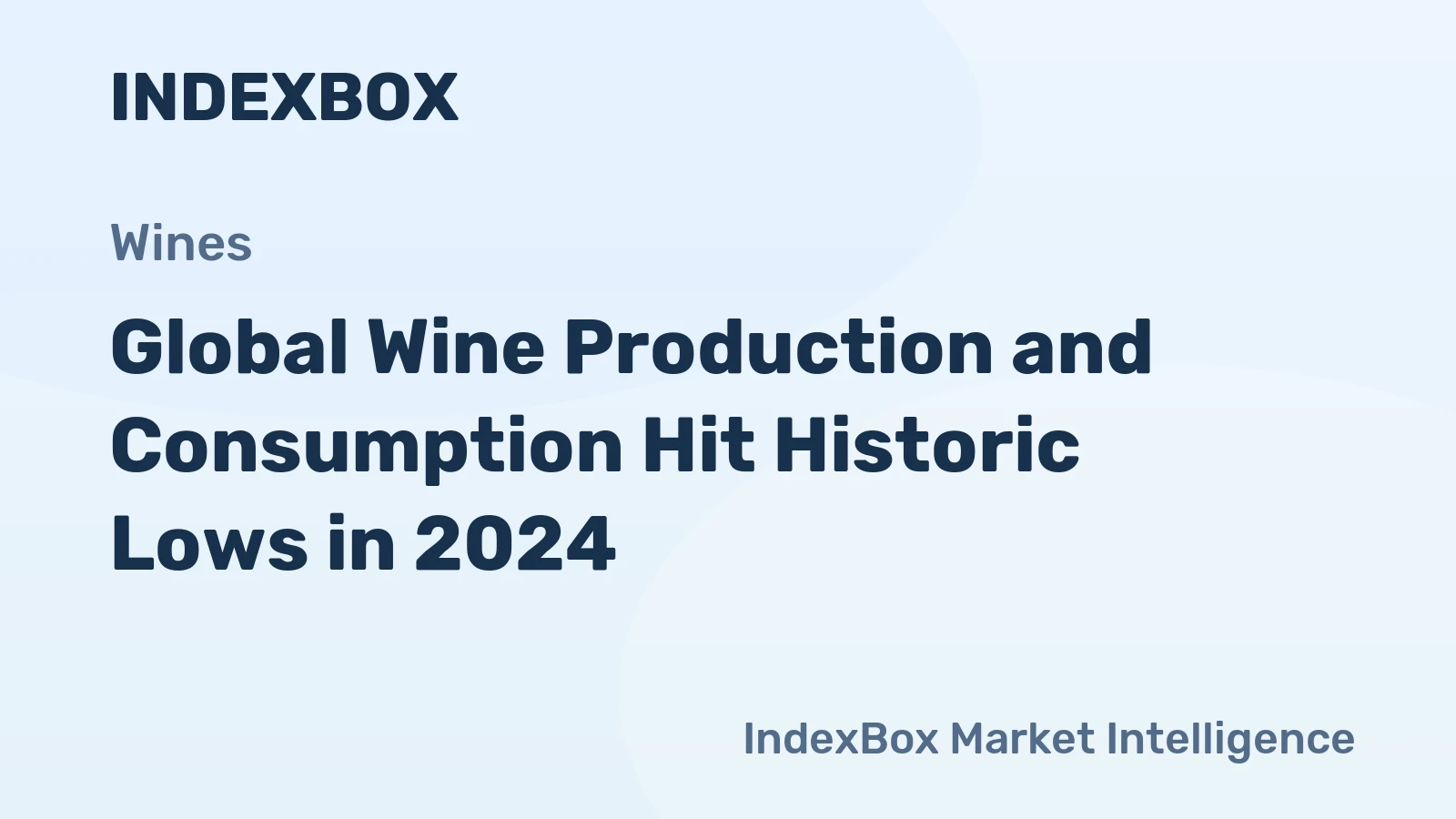 Global Wine Production and Consumption Hit Historic Lows in 2024