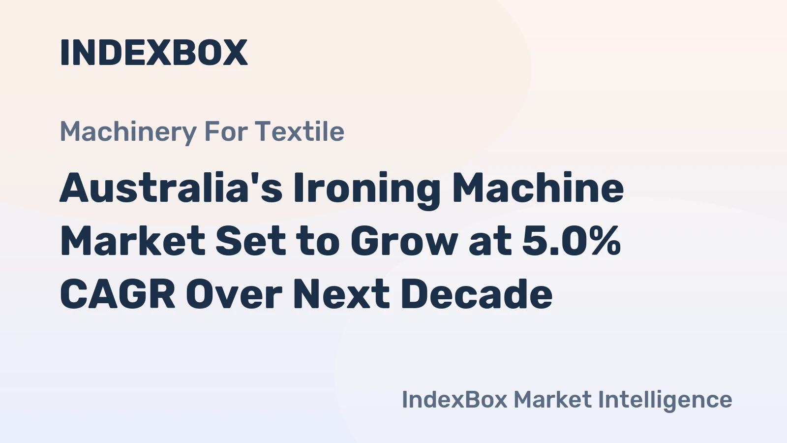 Australia's Ironing Machine Market Set to Grow at 5.0% CAGR Over Next Decade