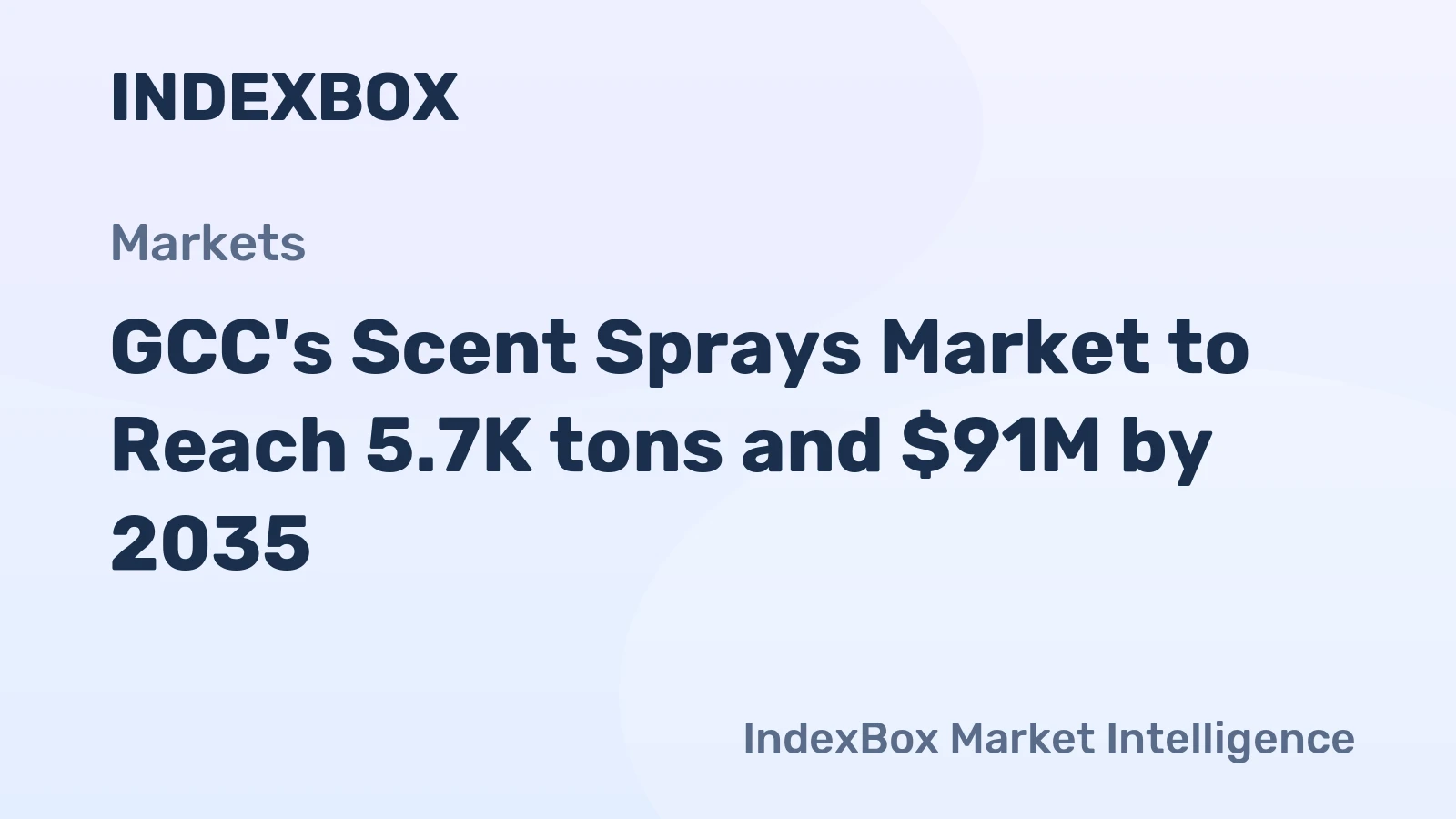 GCC's Scent Sprays Market to Reach 5.7K tons and $91M by 2035