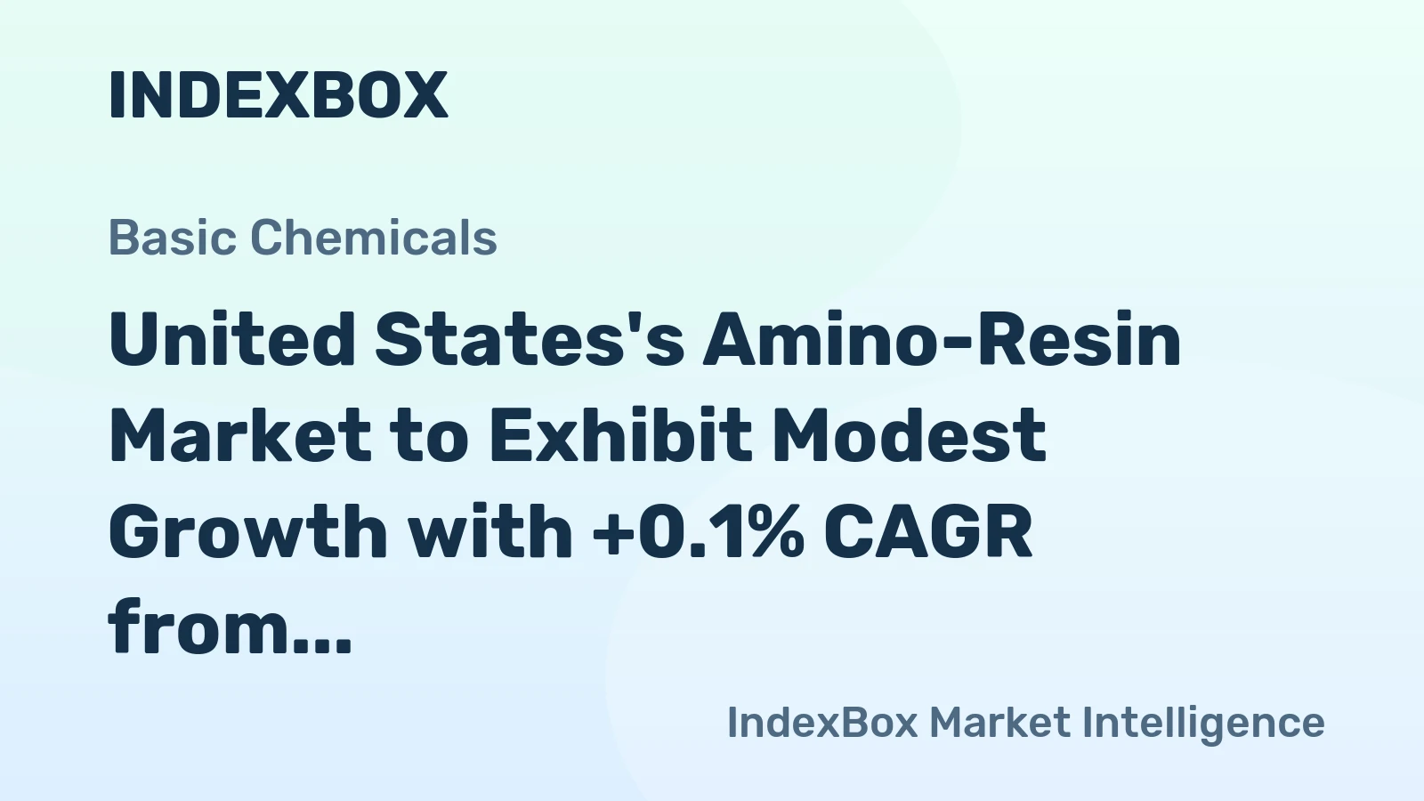 United States's Amino-Resin Market to Exhibit Modest Growth with +0.1% CAGR from 2024 to 2035