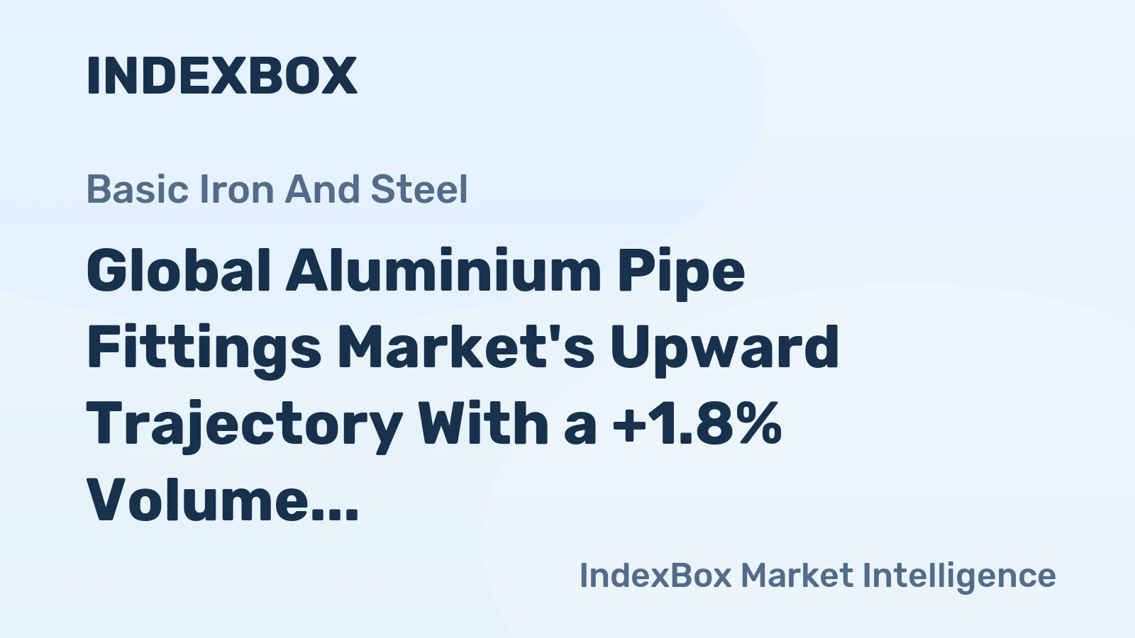 Global Aluminium Pipe Fittings Market's Upward Trajectory With a +1.8% Volume CAGR Through 2035