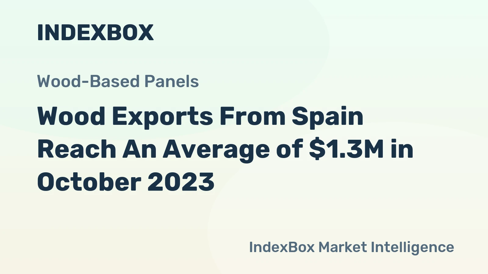 Wood Exports From Spain Reach An Average of $1.3M in October 2023