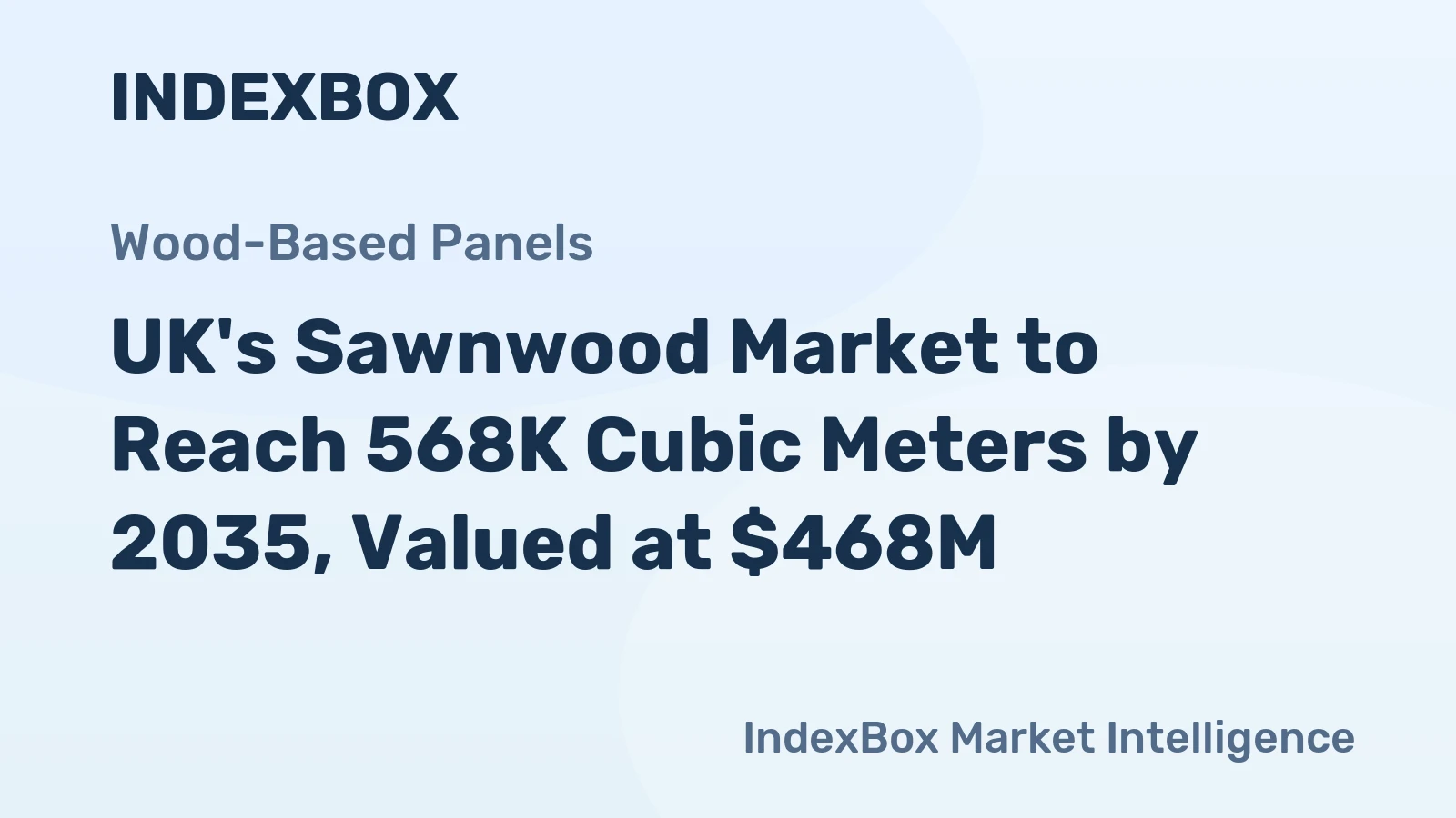 UK's Sawnwood Market to Reach 568K Cubic Meters by 2035, Valued at $468M