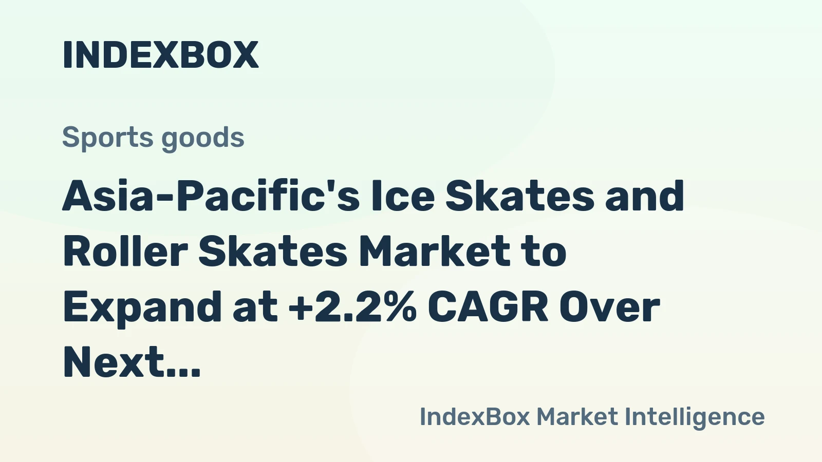 Asia-Pacific's Ice Skates and Roller Skates Market to Expand at +2.2% CAGR Over Next Decade