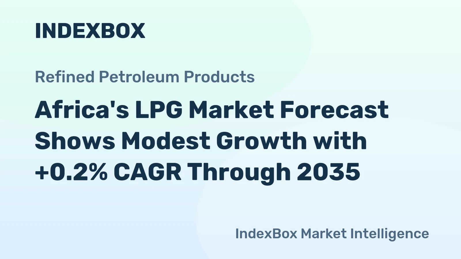 Africa's LPG Market Forecast Shows Modest Growth with +0.2% CAGR Through 2035
