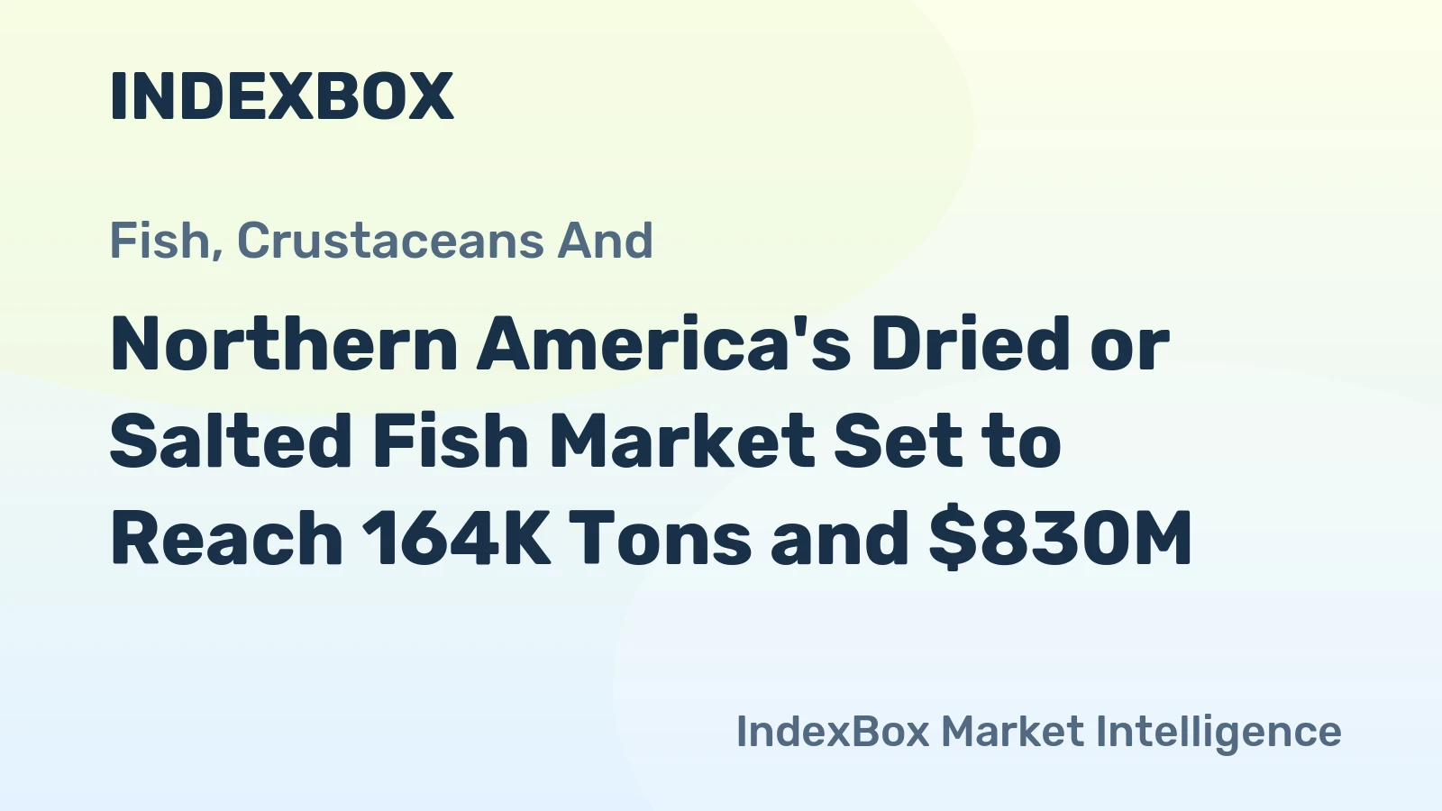Northern America's Dried or Salted Fish Market Set to Reach 164K Tons and $830M