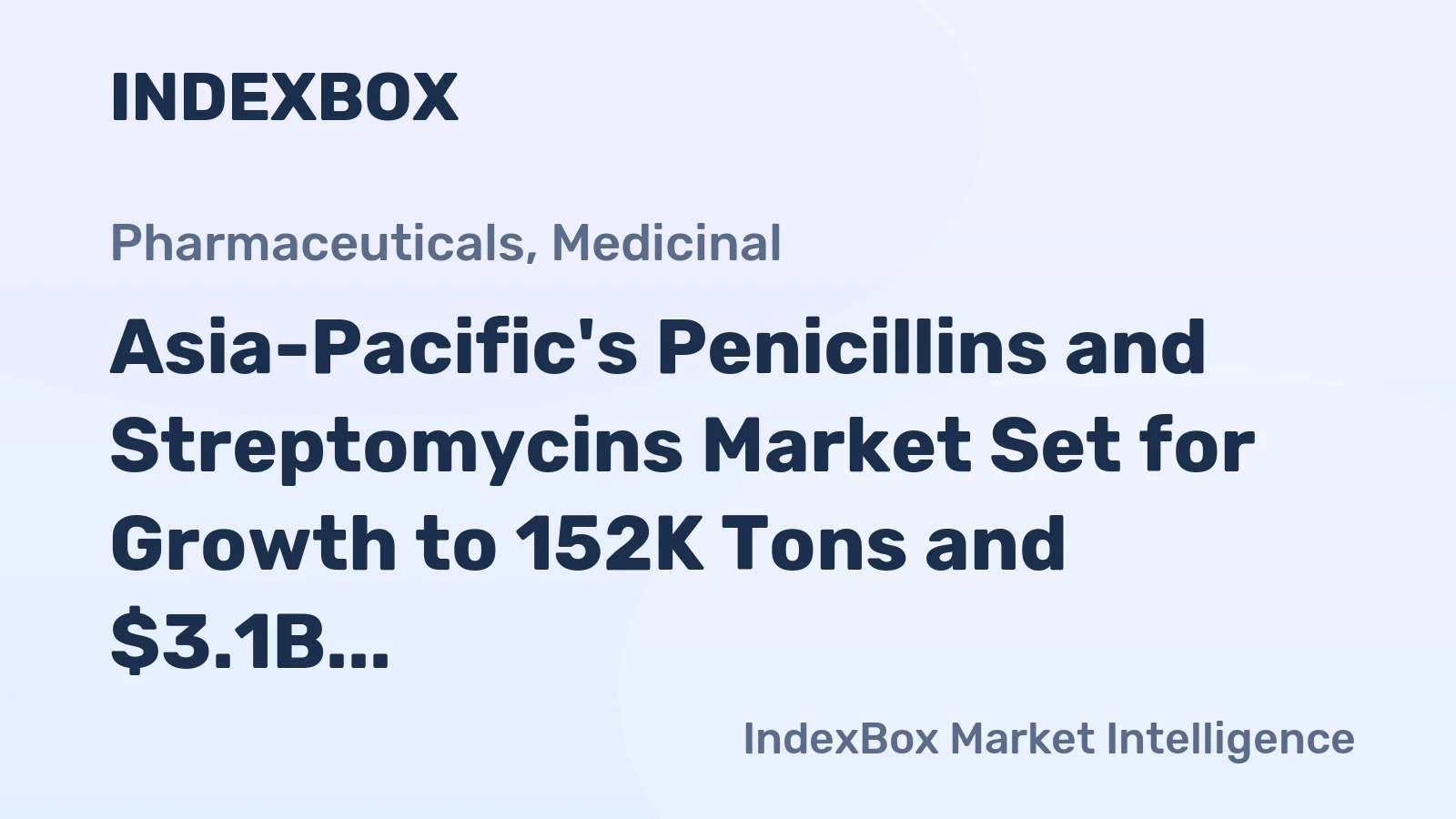 Asia-Pacific's Penicillins and Streptomycins Market Set for Growth to 152K Tons and $3.1B by 2035