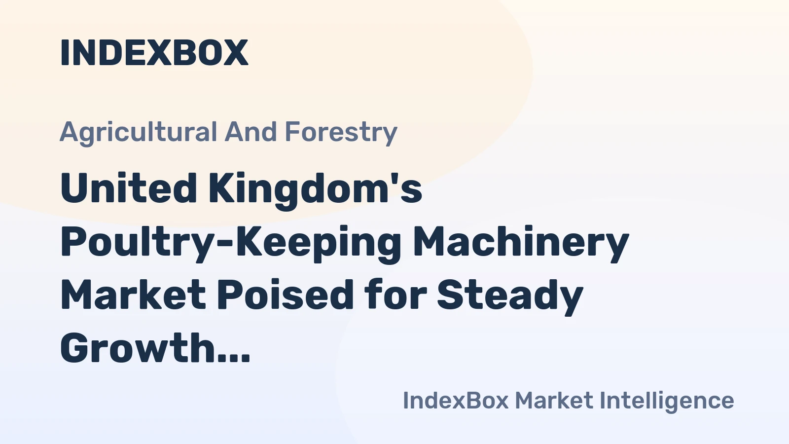 United Kingdom's Poultry-Keeping Machinery Market Poised for Steady Growth With 3.4% CAGR
