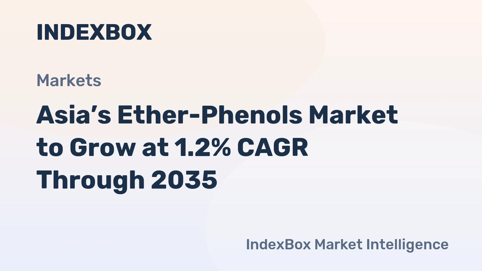 Asia’s Ether-Phenols Market to Grow at 1.2% CAGR Through 2035
