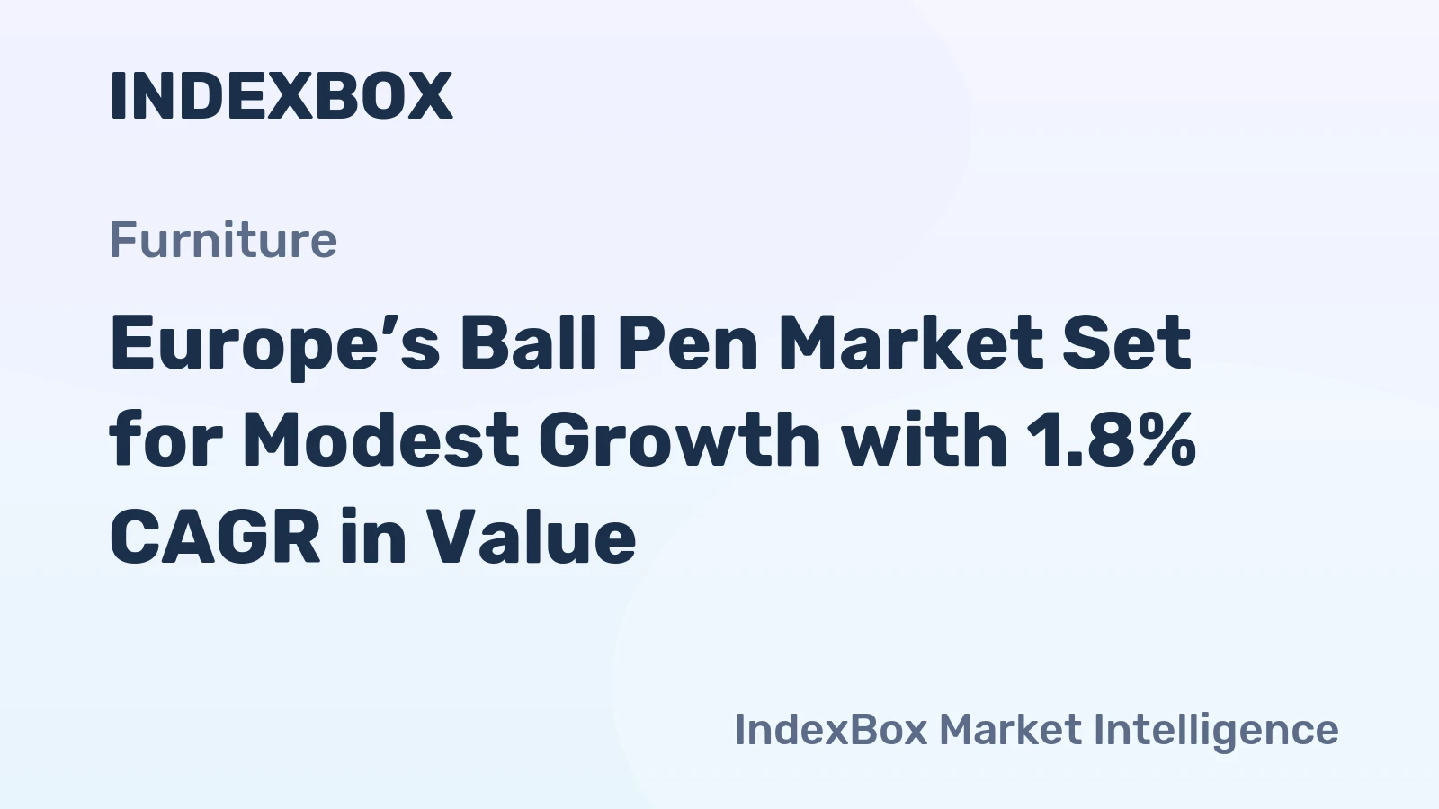 Europe’s Ball Pen Market Set for Modest Growth with 1.8% CAGR in Value